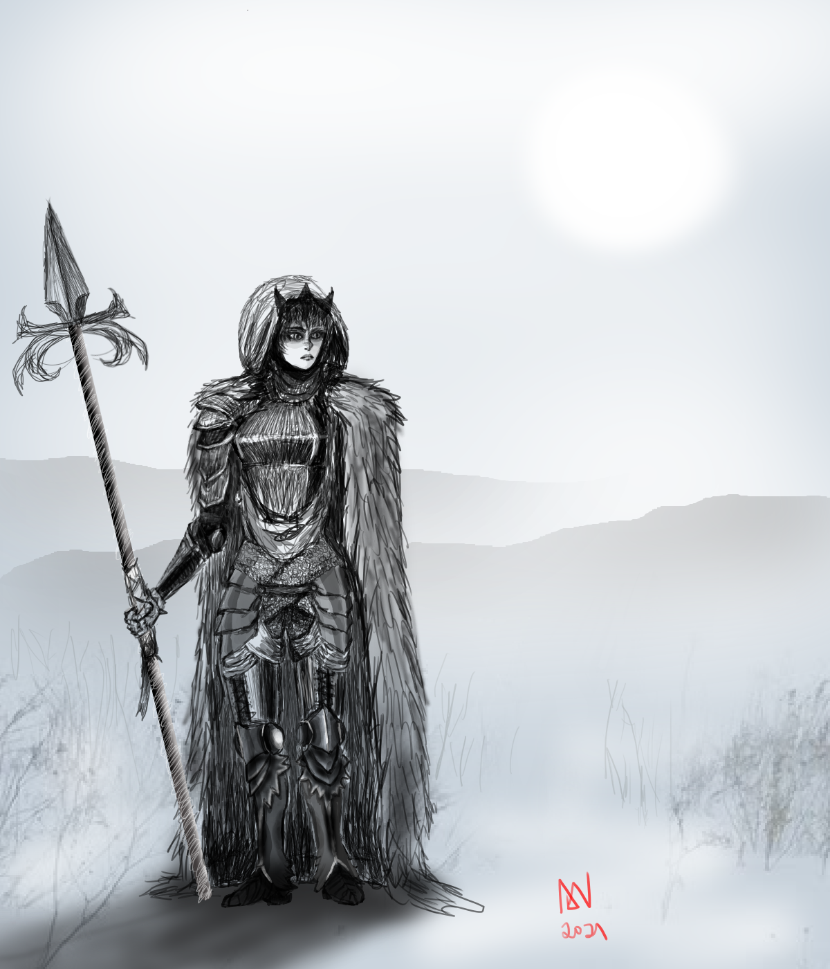 wondering snow knight Schmidtspy - Illustrations ART street