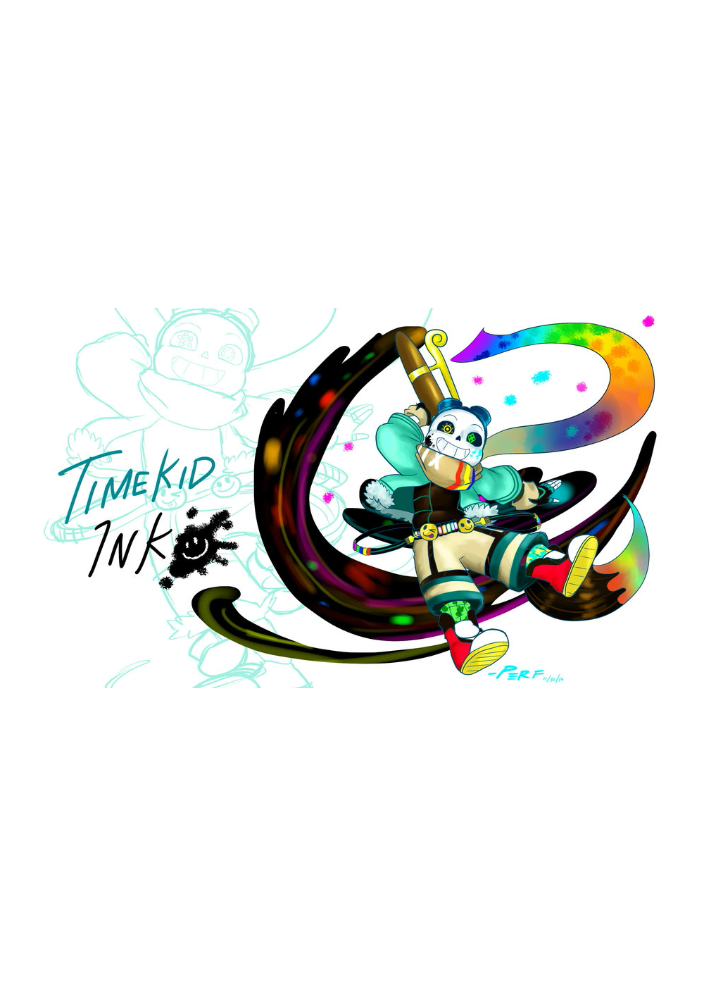 TimeKid_InkSans FlowerFell_Chara - 插图 ART street