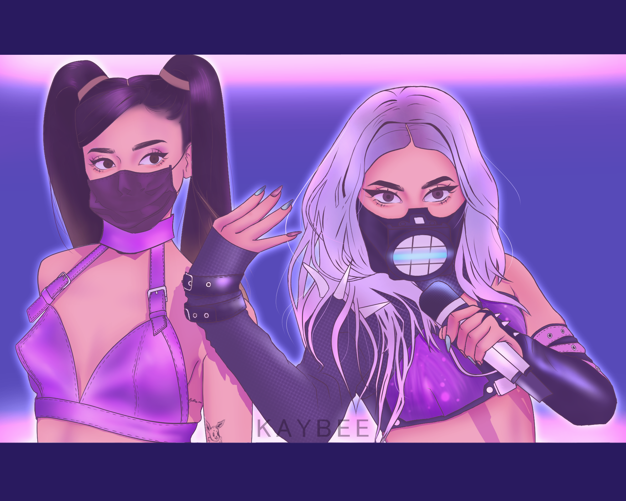 Rain on me Kaybee - Illustrations ART street