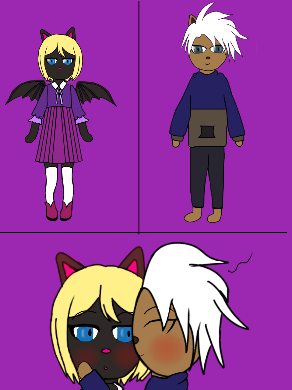 Violet and Nathan Nikkichan918 - Illustrations ART street