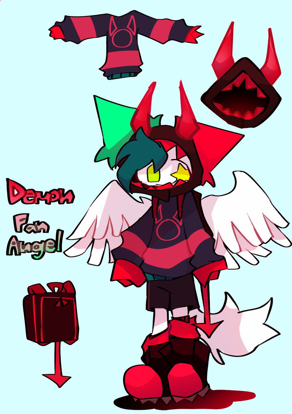 demon fan angel Foxyyy - Illustrations ART street
