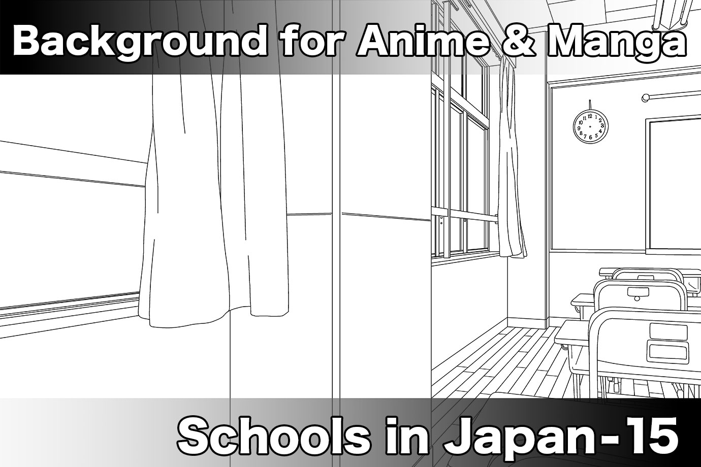 Schools in Japan-15 | Digital Illustration Materials | ART street by ...