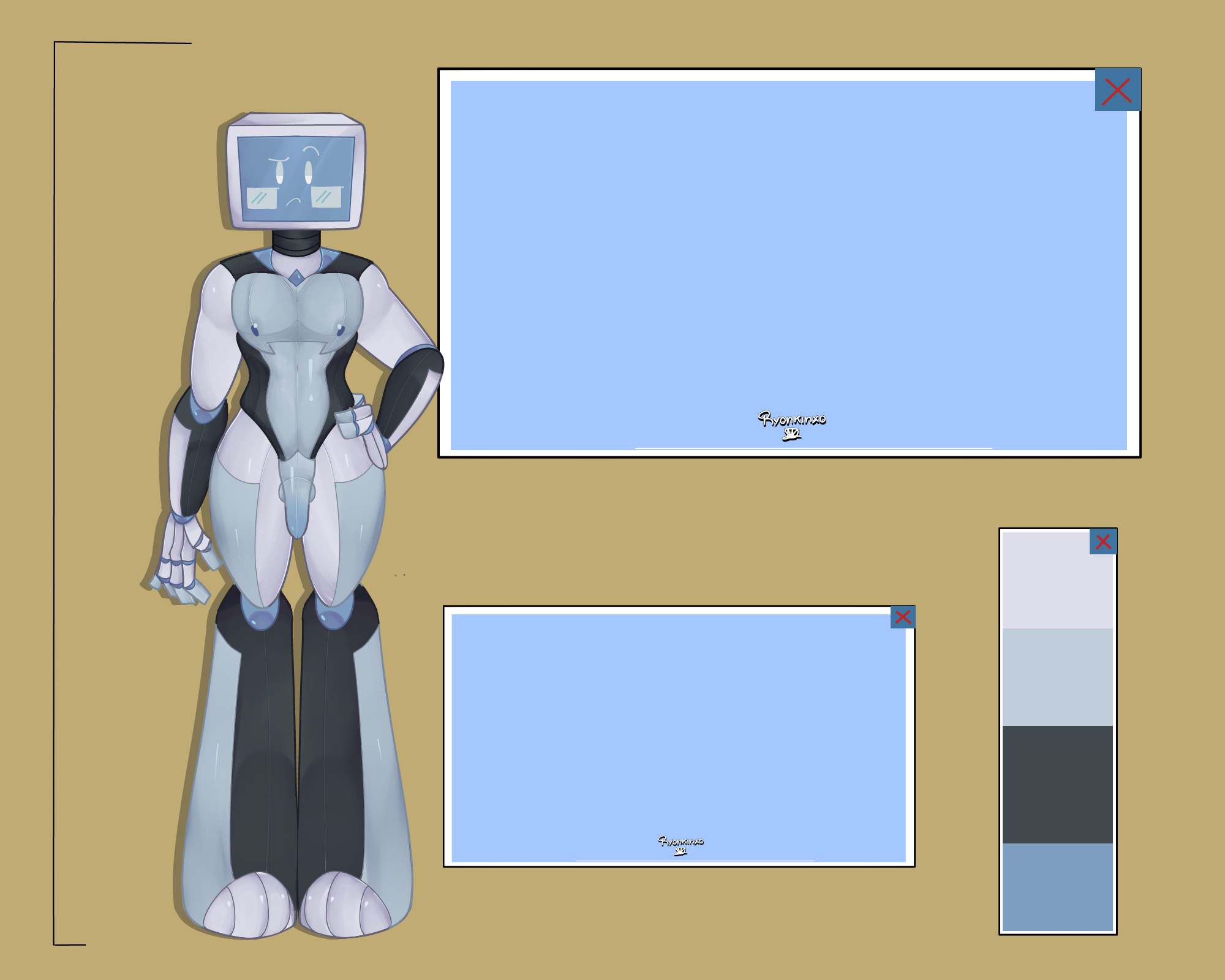 Robotsona Upgrade #4: Tice Ryonkinxo - Illustrations ART street