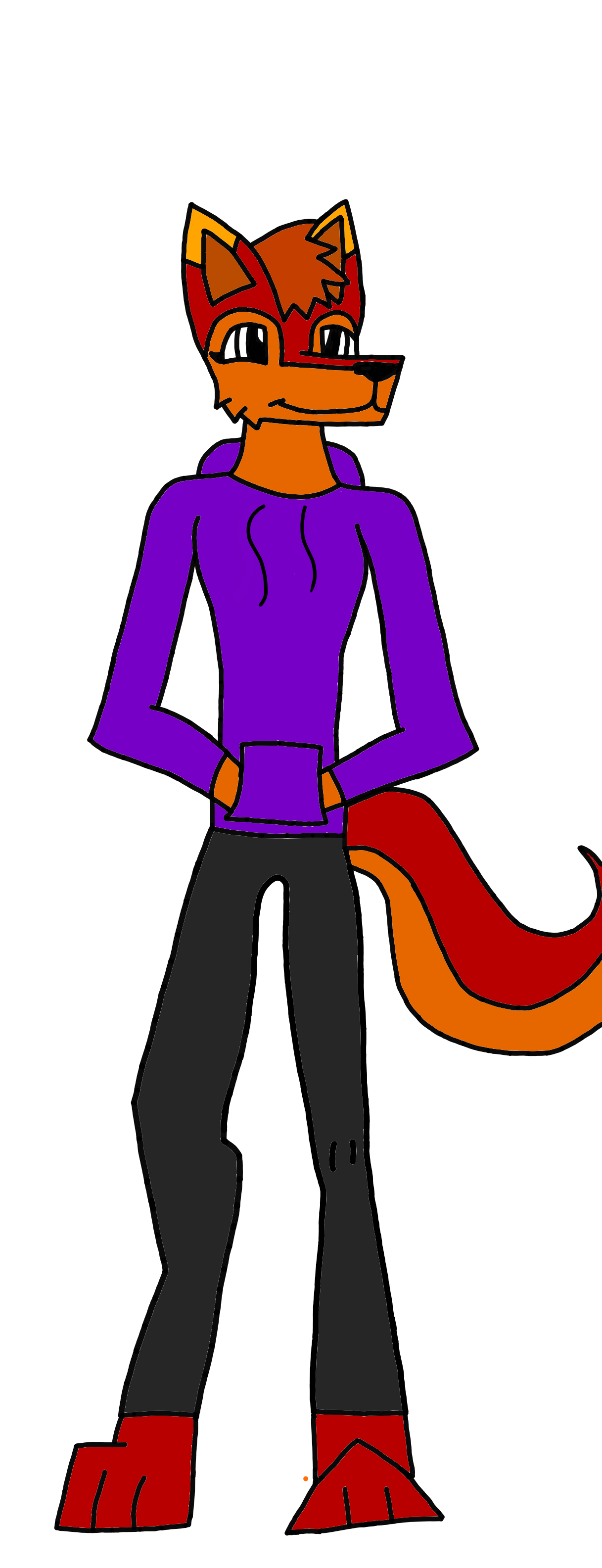 Fursona Alex the Demon - 插图 ART street