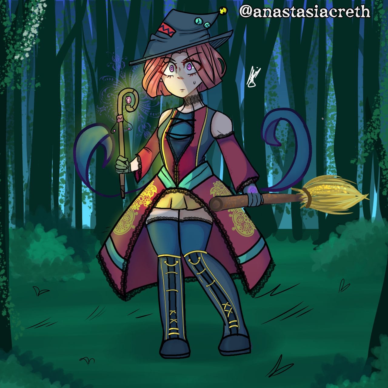 Witch / bruja HellenCristh - Illustrations ART street