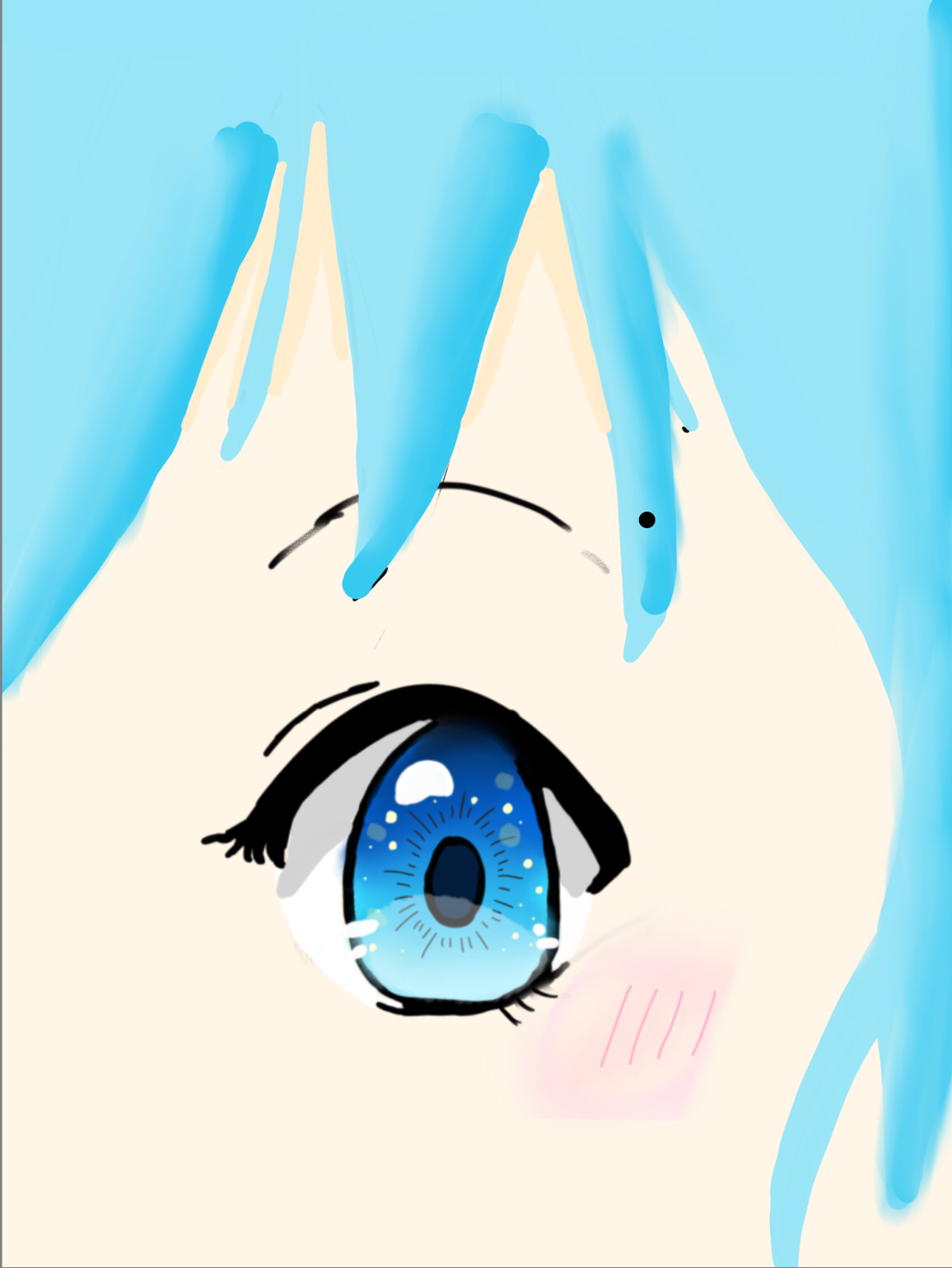 藍色的瞳孔 Putin cat meaw - Illustrations ART street