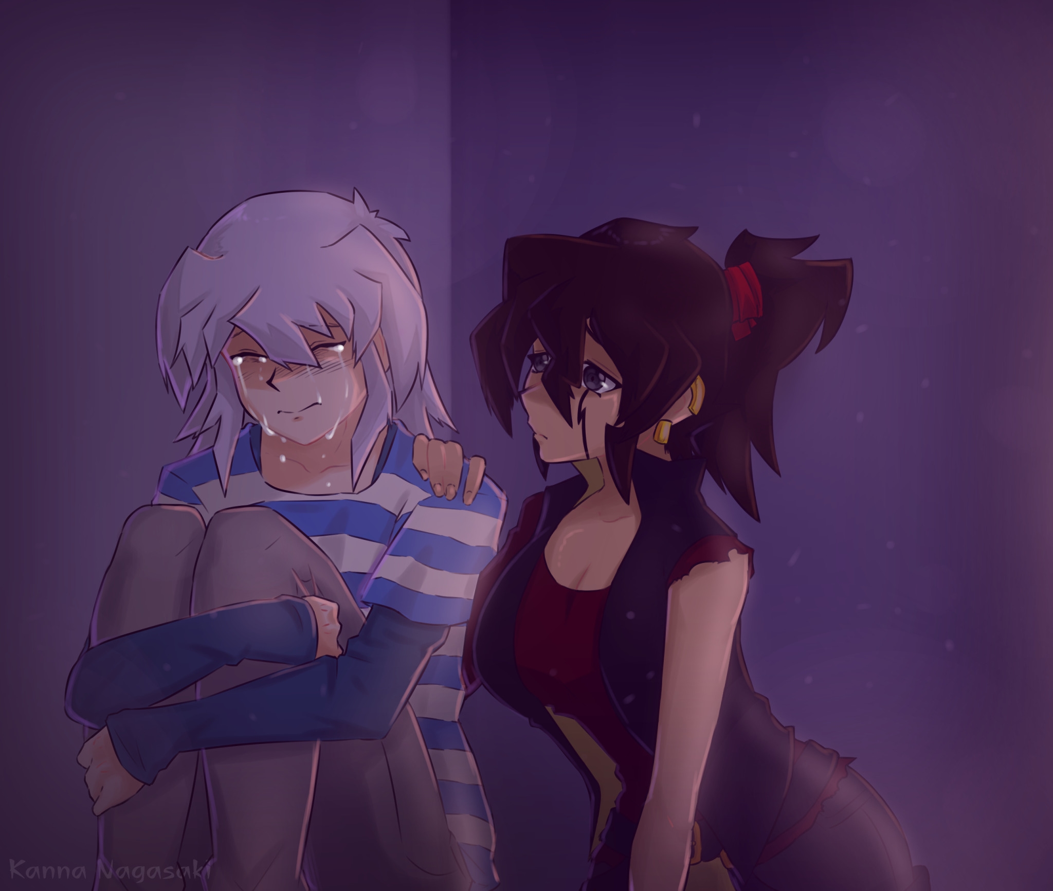 Do not hold it back...just cry it out Kanna Nagasaki - Illustrations ...