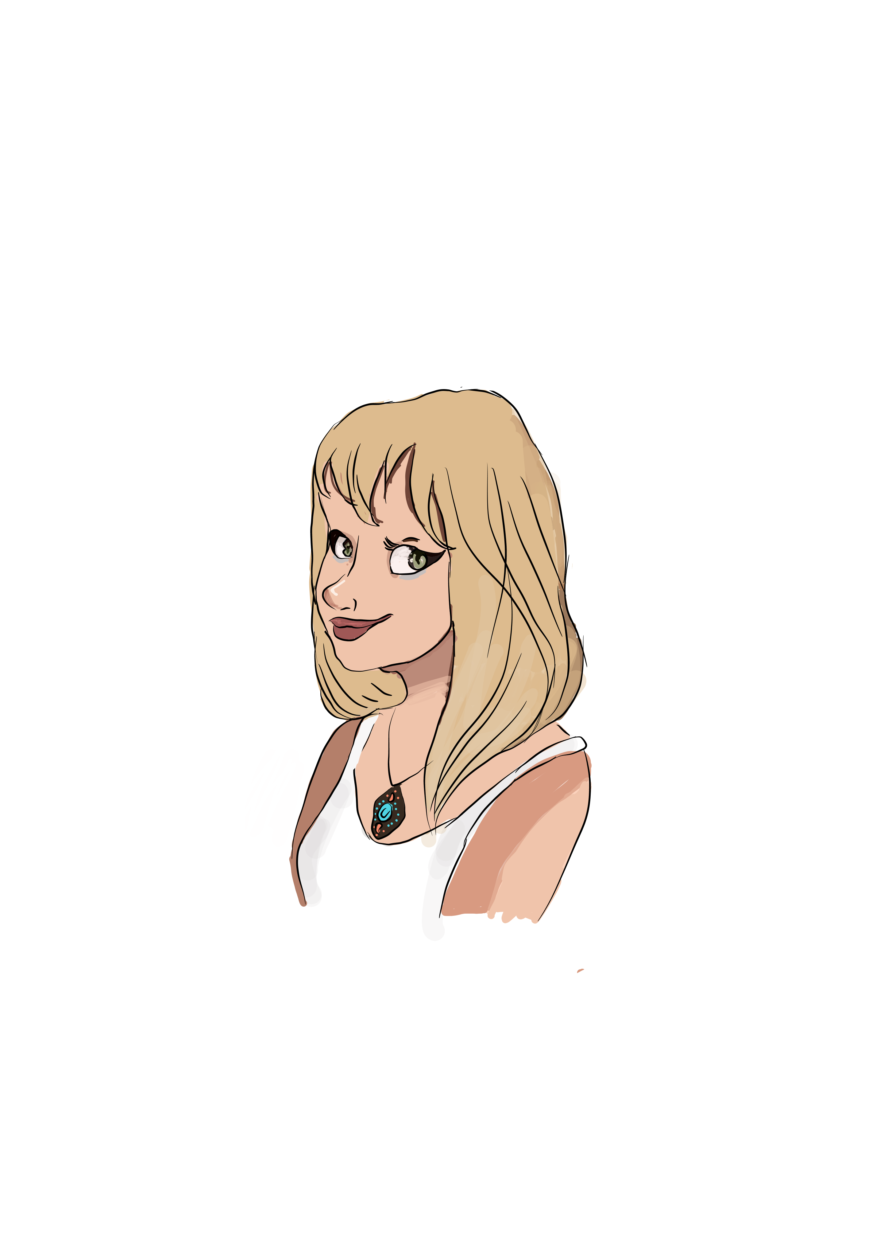 Blond guirl Monicacm2 - Illustrations ART street