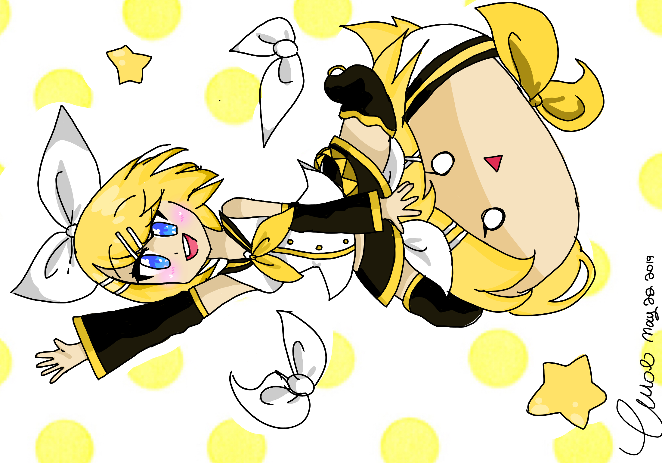 Kagamine Rin Chibi Wallpaper