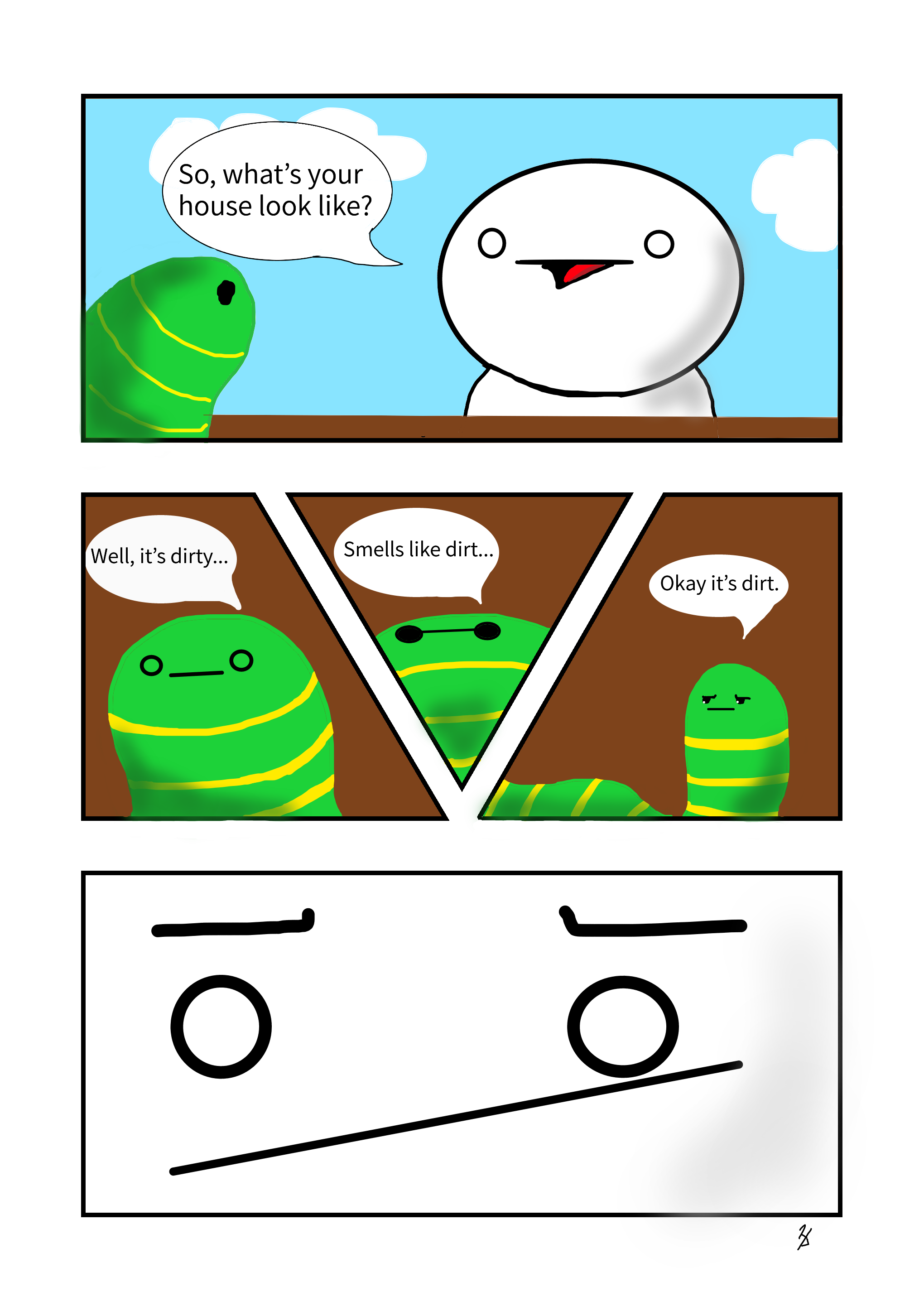 A Worm’s Home HP Comics - Illustrations ART street