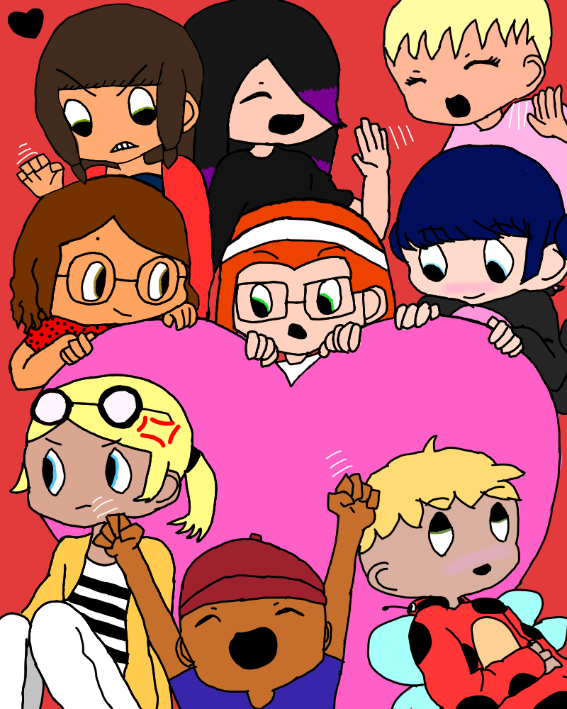 Miraculous Ladybug Group IAMSTUPID - Illustrations ART street