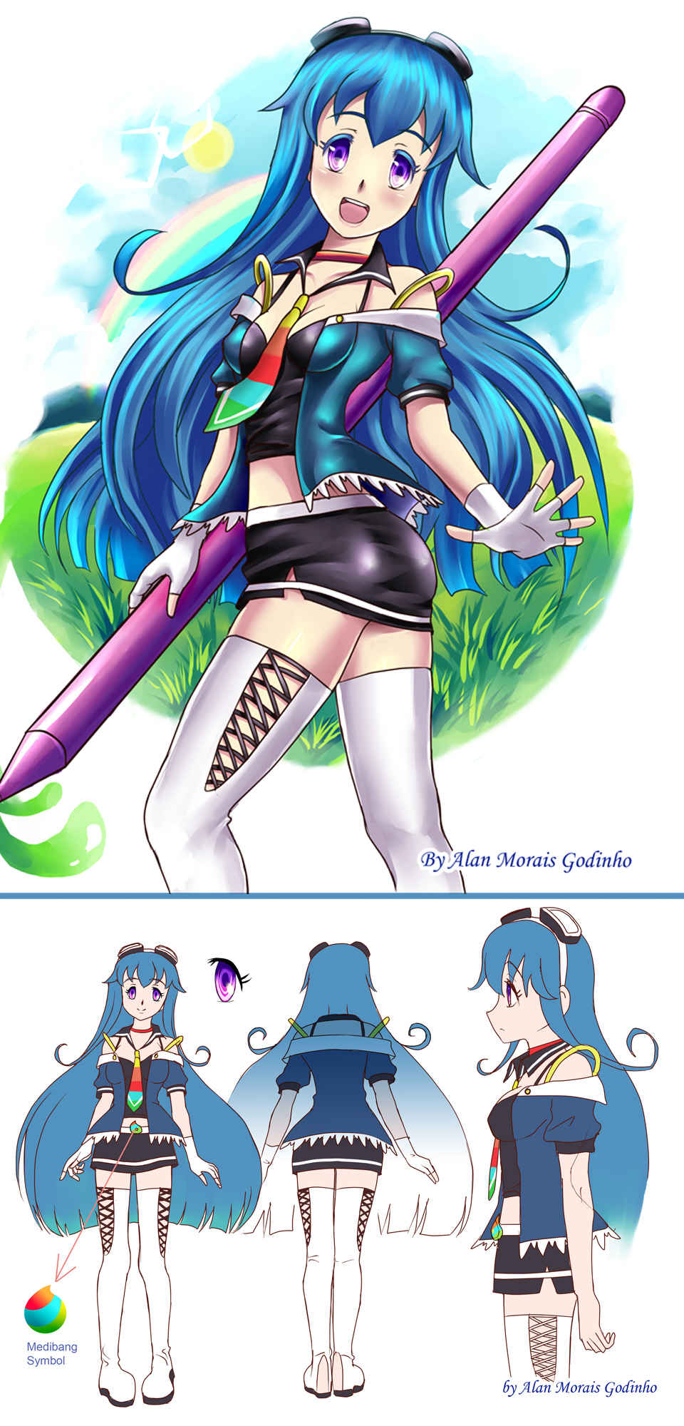 Nature lady Alan Morais Godinho - Illustrations ART street