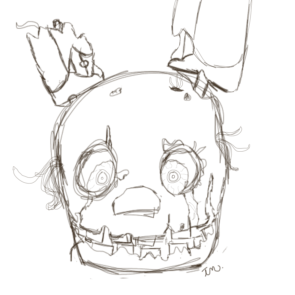 springtrap sketch (Fnaf 3) Trishabrown59 - 插畫 ART street