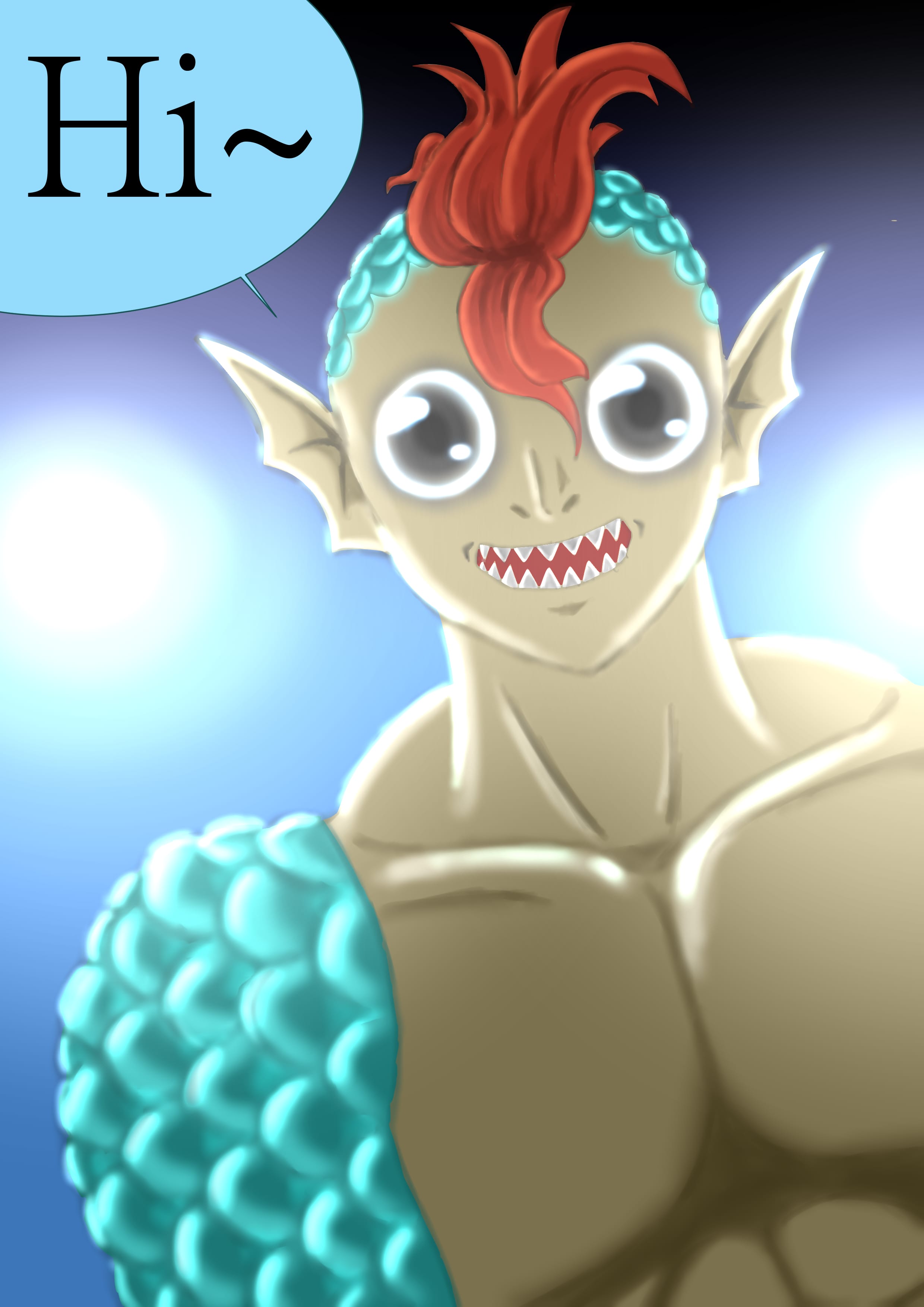 fish man rexyuyan - Illustrations ART street