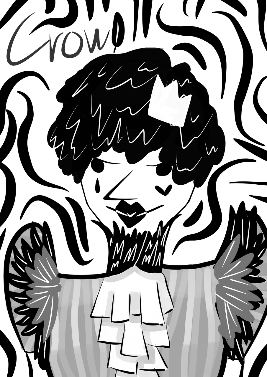 Crow ( My 1st oc) MADDOBEA - Illustrations ART street