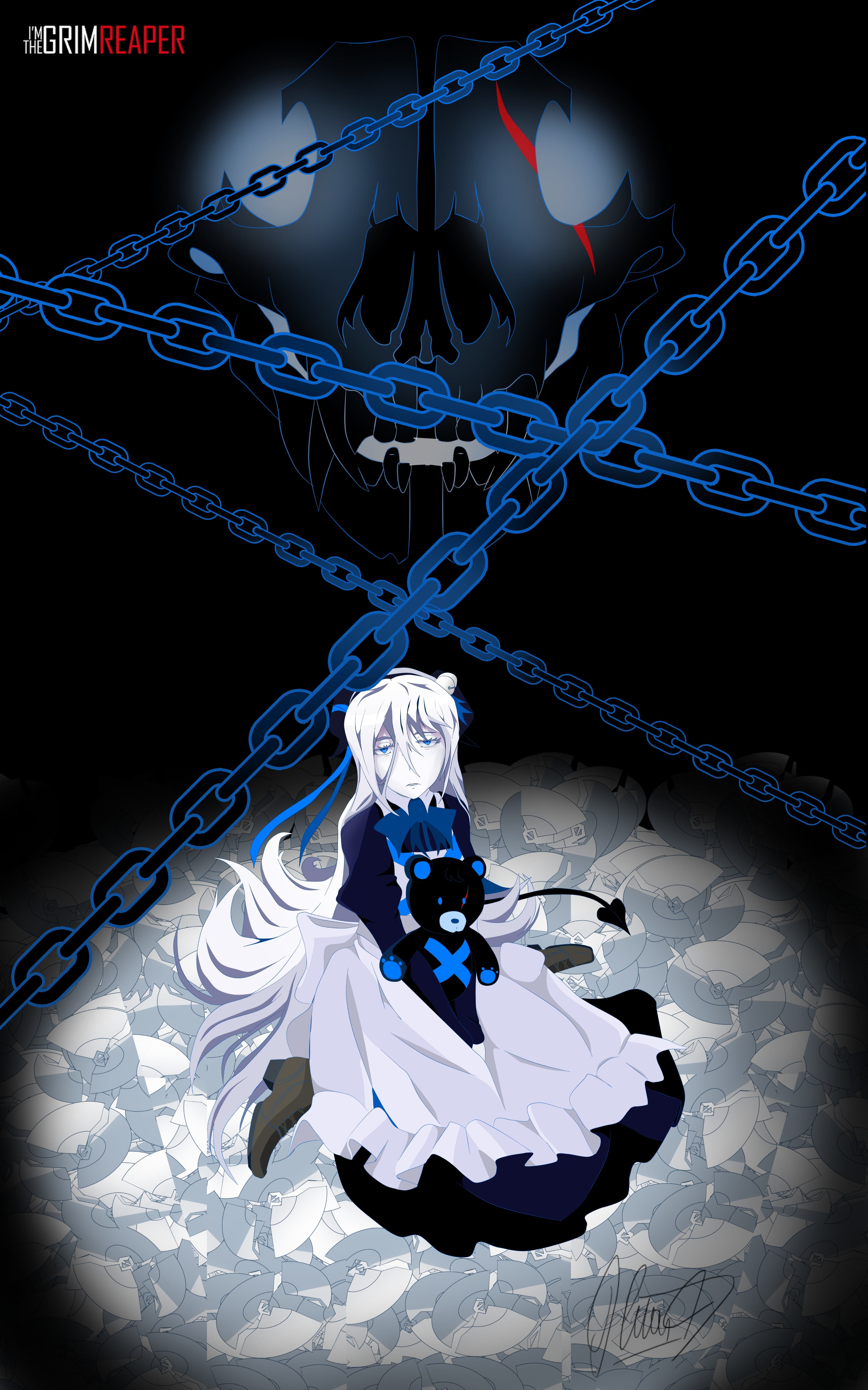 Blue reaper fanart MikhailCossack - Illustrations ART street