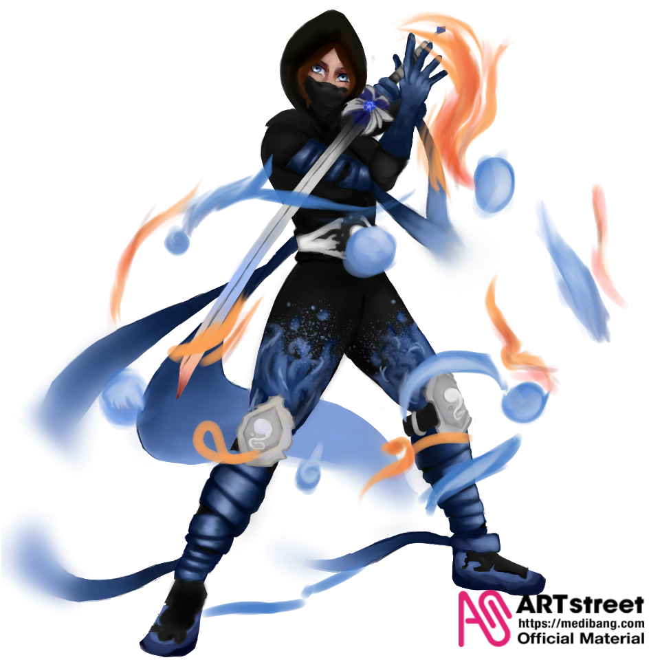 Water ninja Skye_Shadows - Illustrations ART street