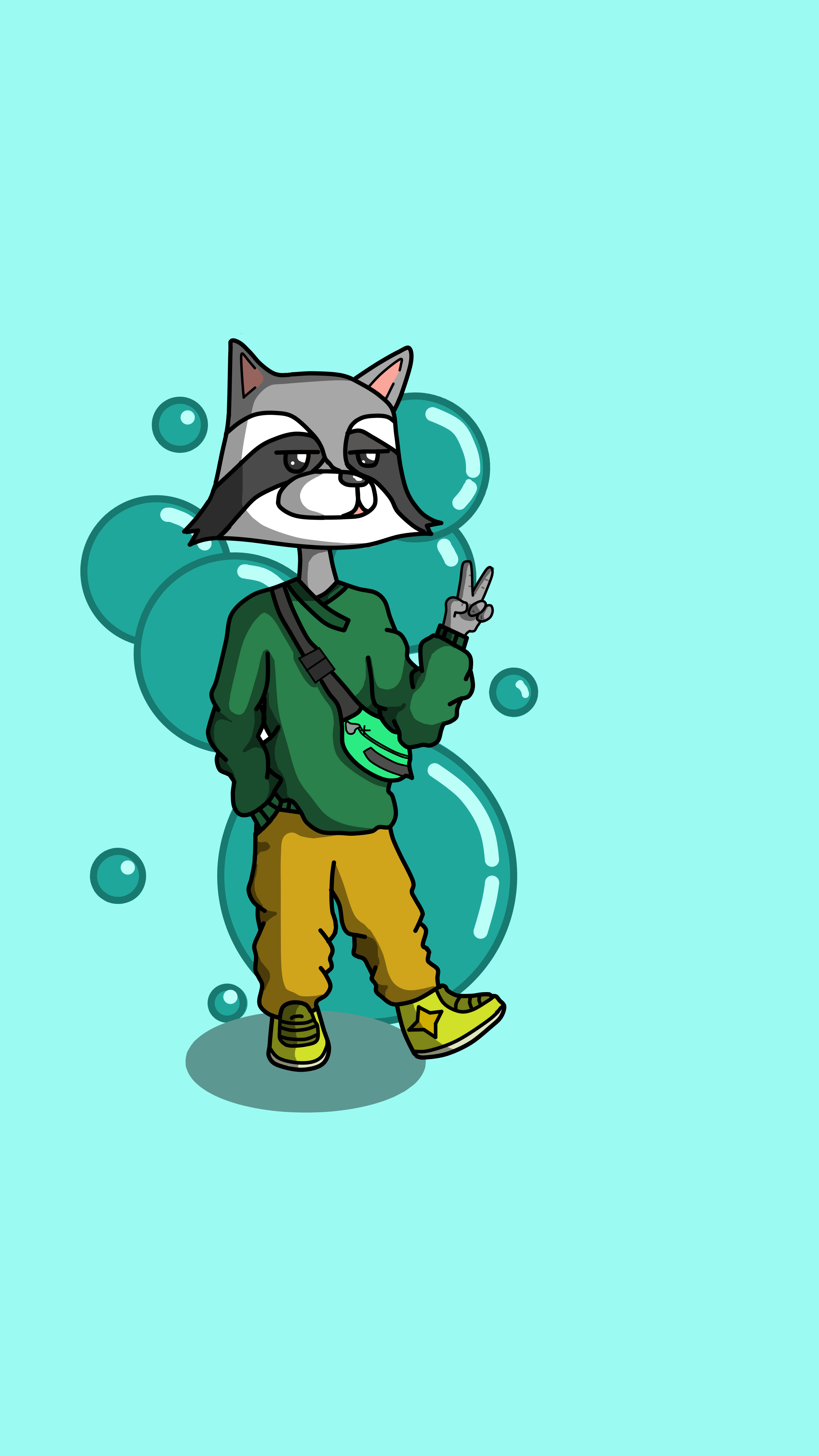 Mapache RE Faxero ShaDoraii - Illustrations ART street