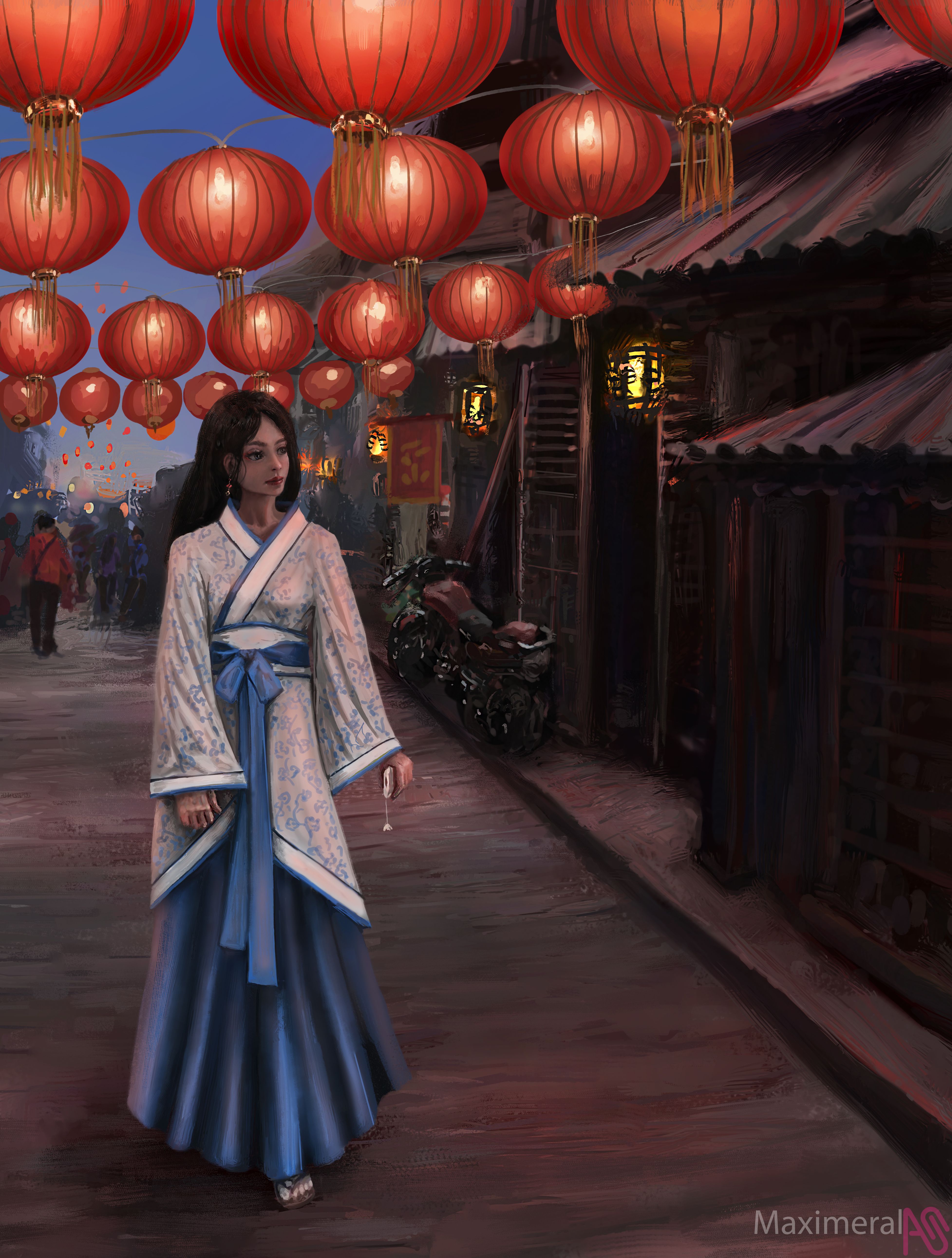 Lantern festival Maximeral - Illustrations ART street