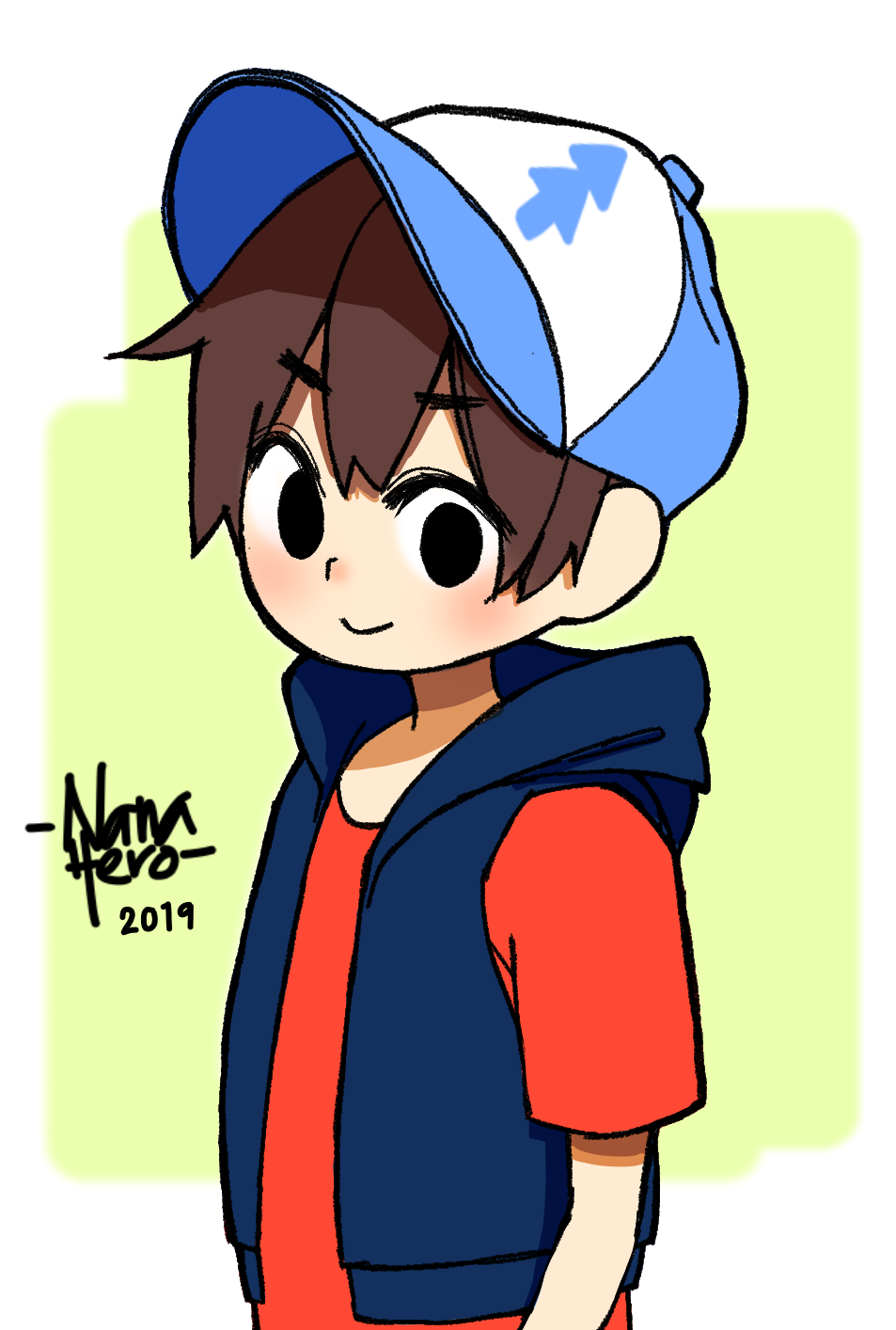 Dipper Gravity Falls Anime