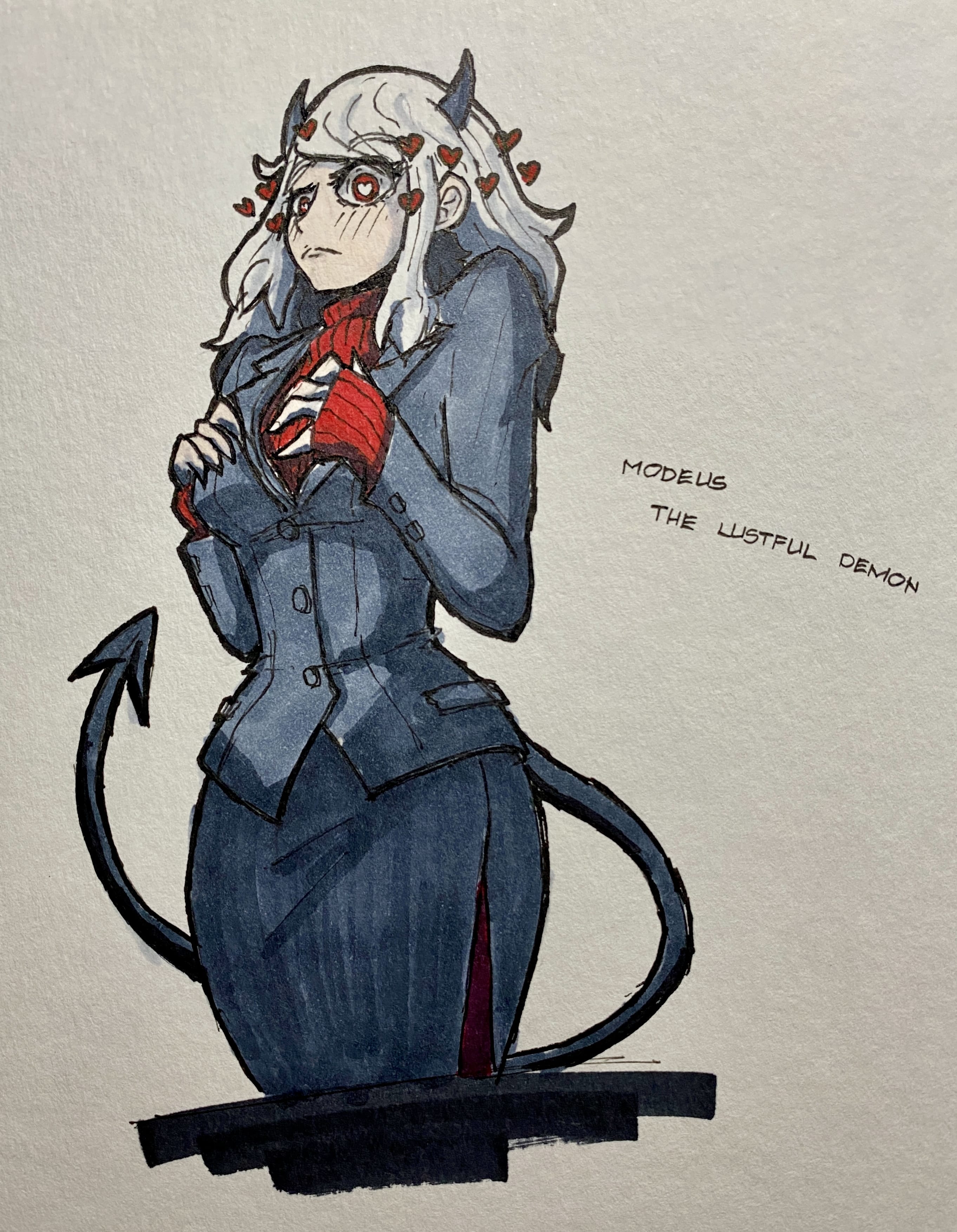 Modeus, the Lustful Demon Fumb Duck - Illustrations ART street