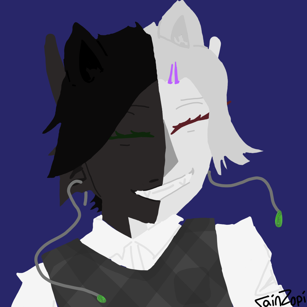 cat boy ranboo rainzopi - Illustrations ART street