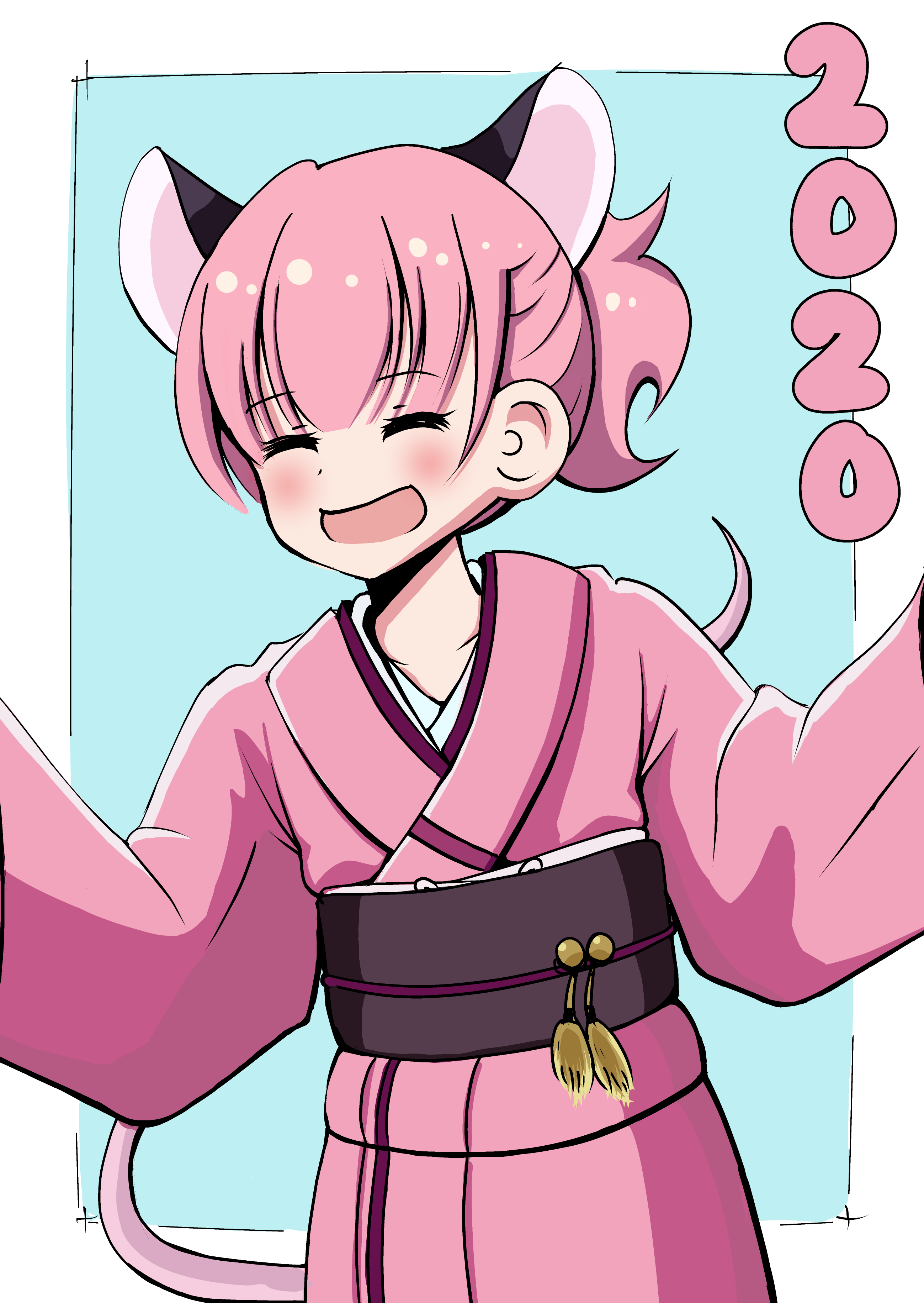 New Year 2020 heart - 插图 ART street