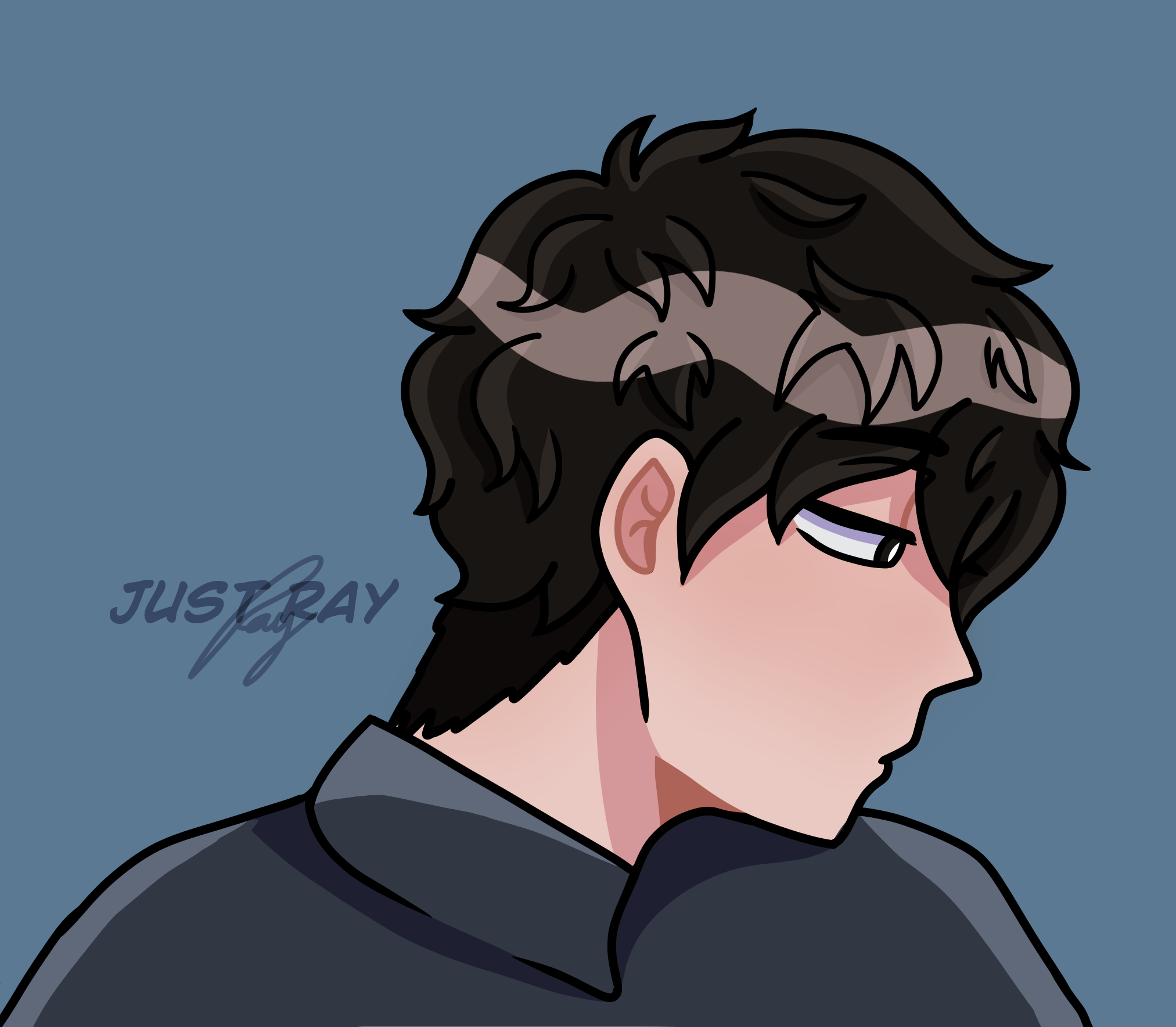 Yun's Second Portrait Just Ray - Illustrations ART street