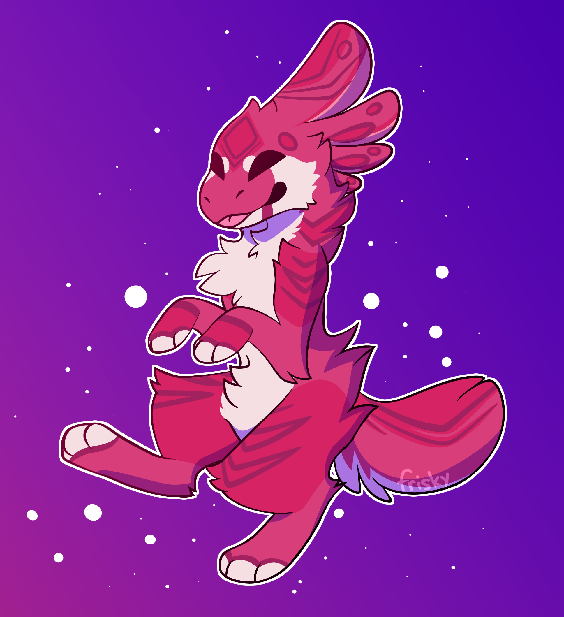 mochi raptor dta friskychara - 插畫 ART street