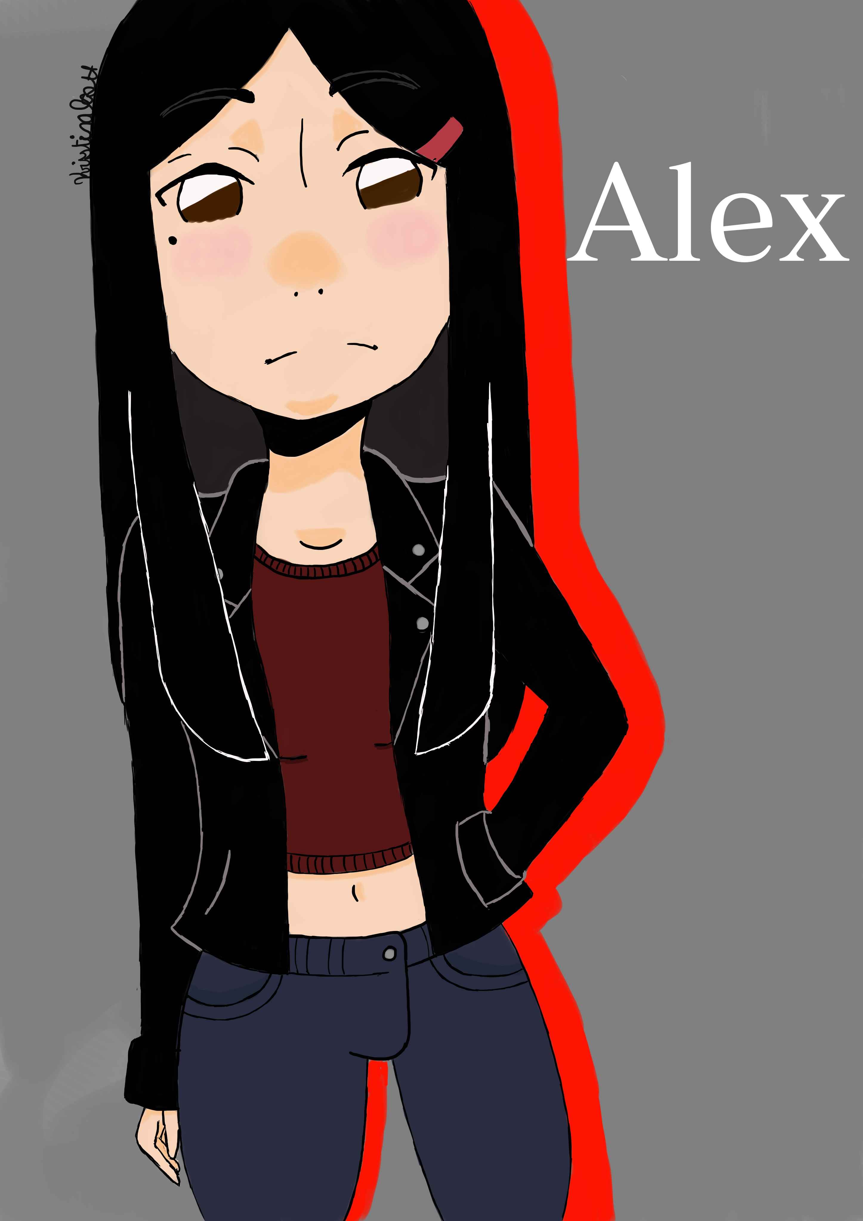 Oc Alex bunnychanart - 插图 ART street