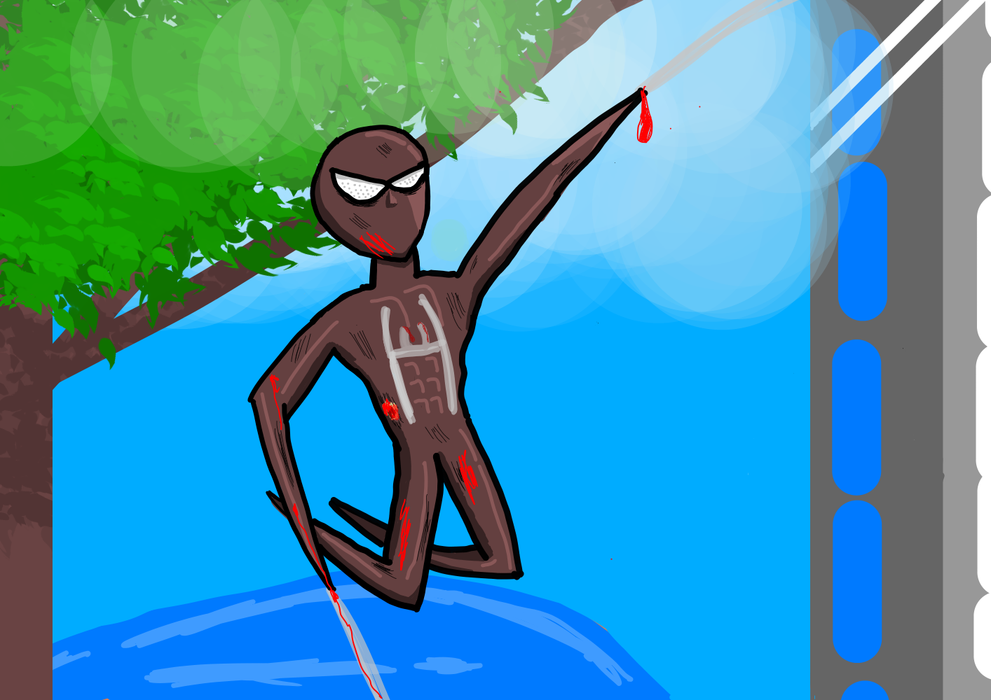My SpiderSona : Spider-Human R-tist - 插图 ART street
