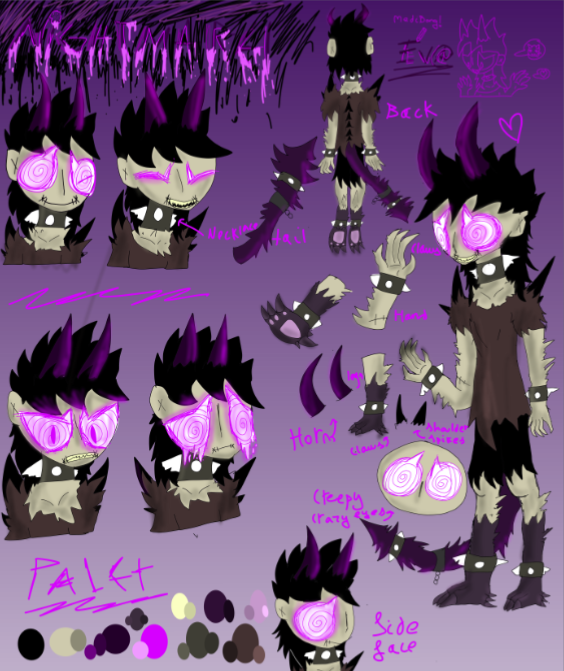 Nightmare redesign ref sheet 𝑬𝑽@ - Illustrations ART street