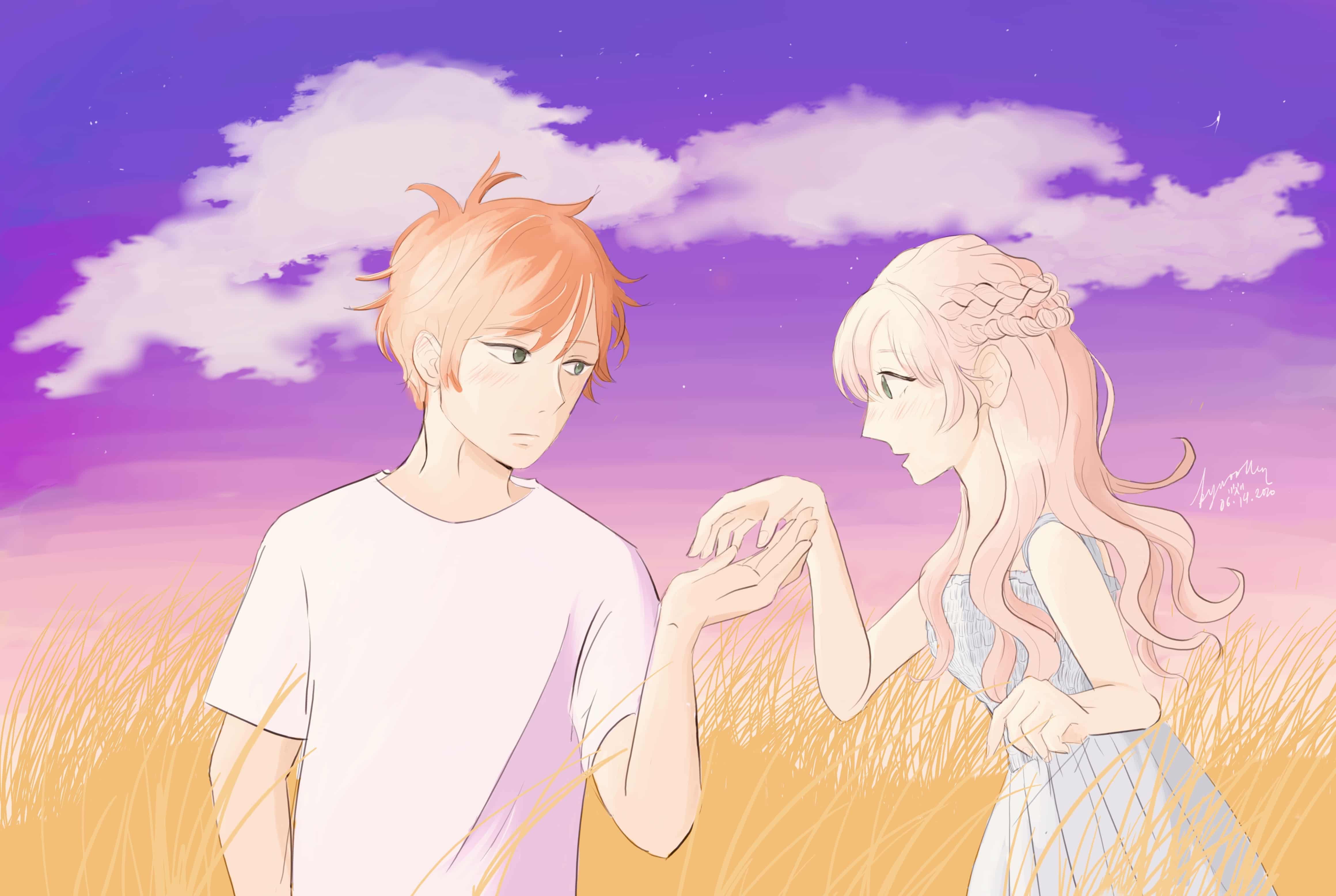 Sunset Walkers woollenbear - Illustrations ART street