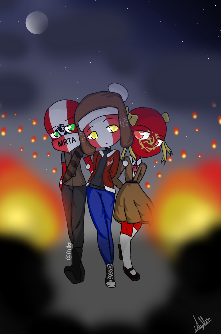 countryhumans Alexa OuO - 插图 ART street