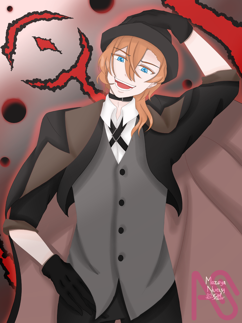 Chuuya Fanart Mazaya.nuelsy - 插图 ART street