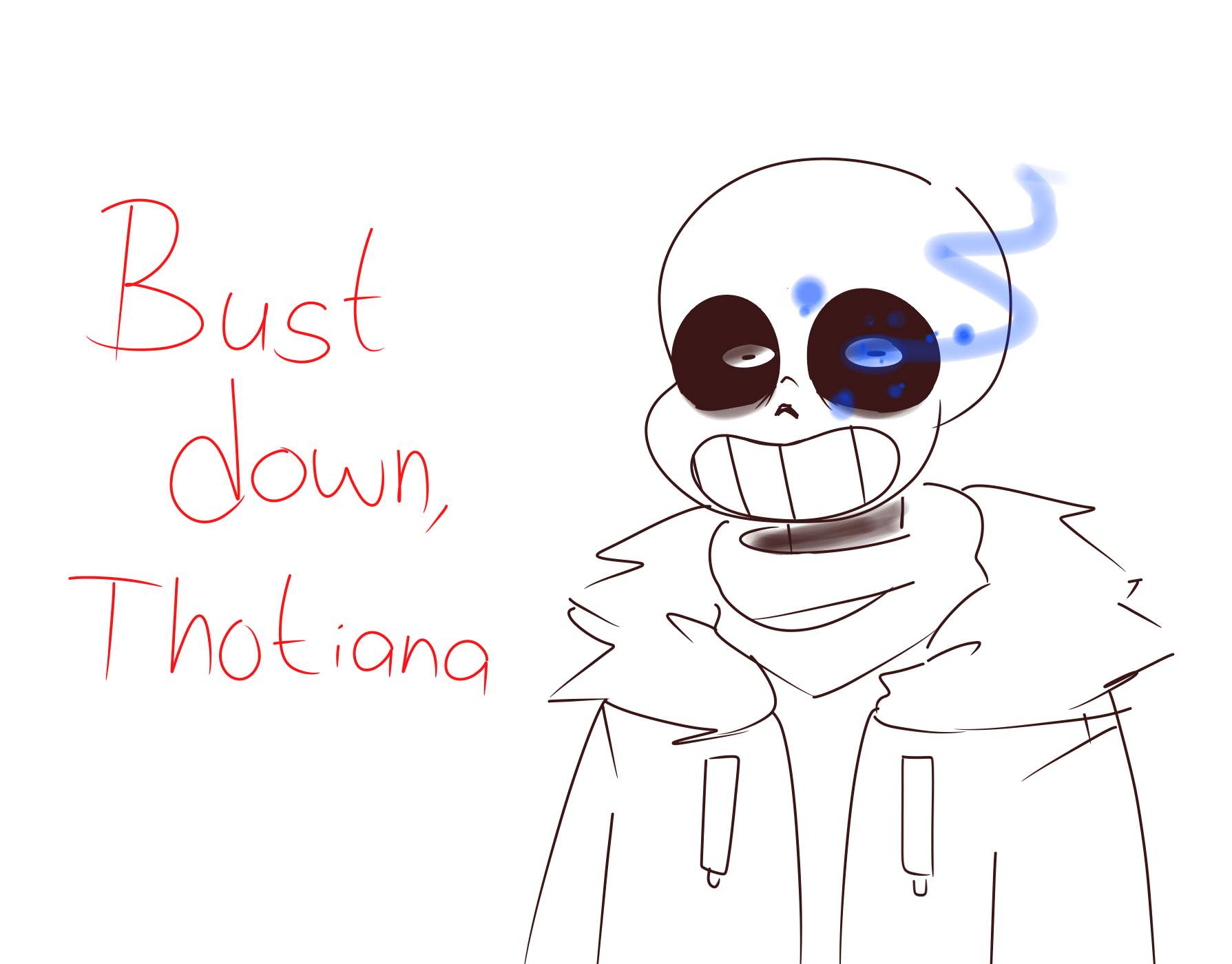 bust down Thotiana - sans Lancer has cancer - Illustrations ART street