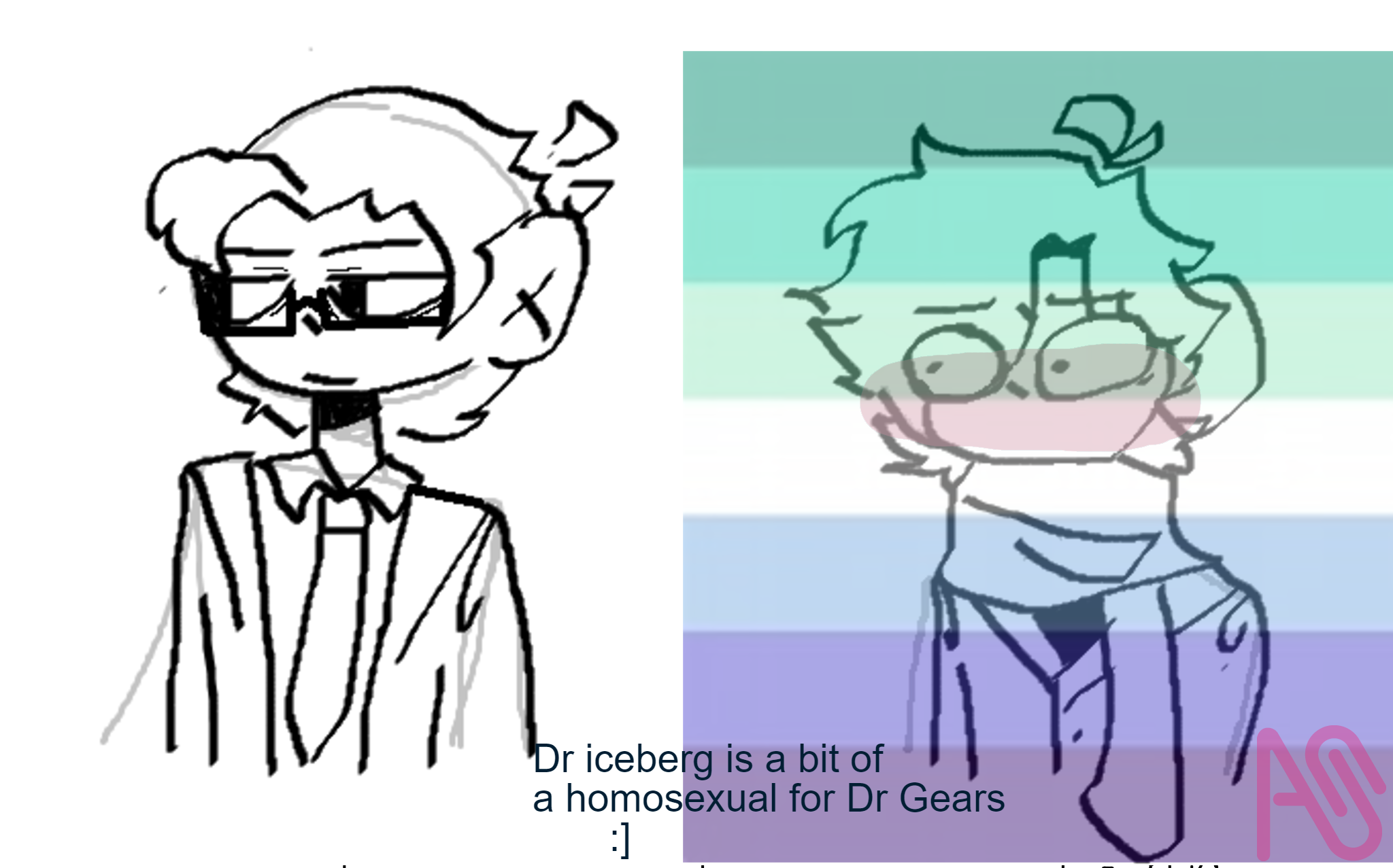 i guess he's into emotionless old men- Adam the Masked Man Rizzler :3 ...