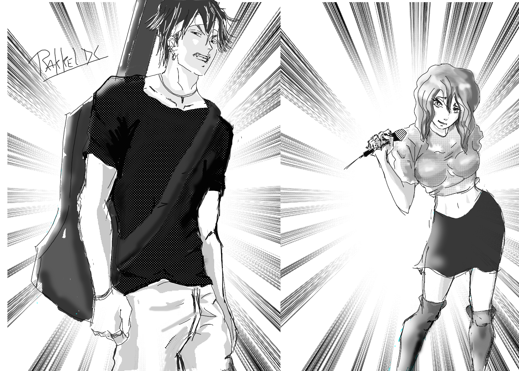 Viku&Trix Rakkel DC - Illustrations ART street