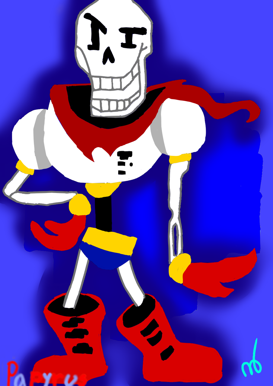 Papyrus - undertale SakuraPainter - Illustrations ART street