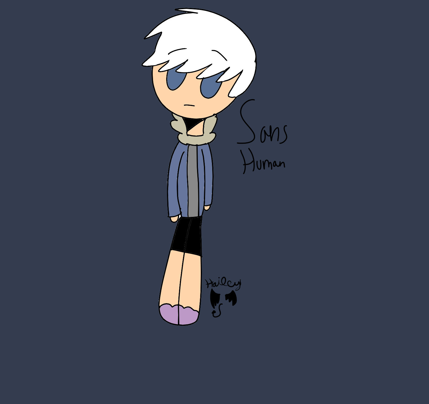 Sans (Human) HaileyTheHooman - Illustrations ART street
