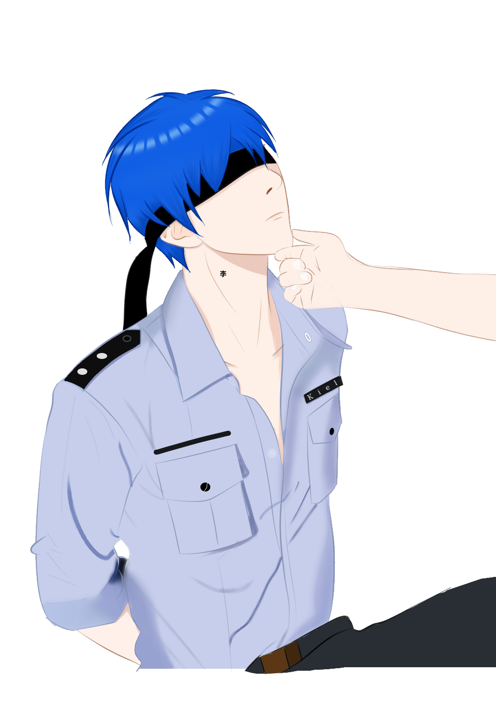 redraw KumaQi (熊祁)'s pose Kiel - Illustrations ART street