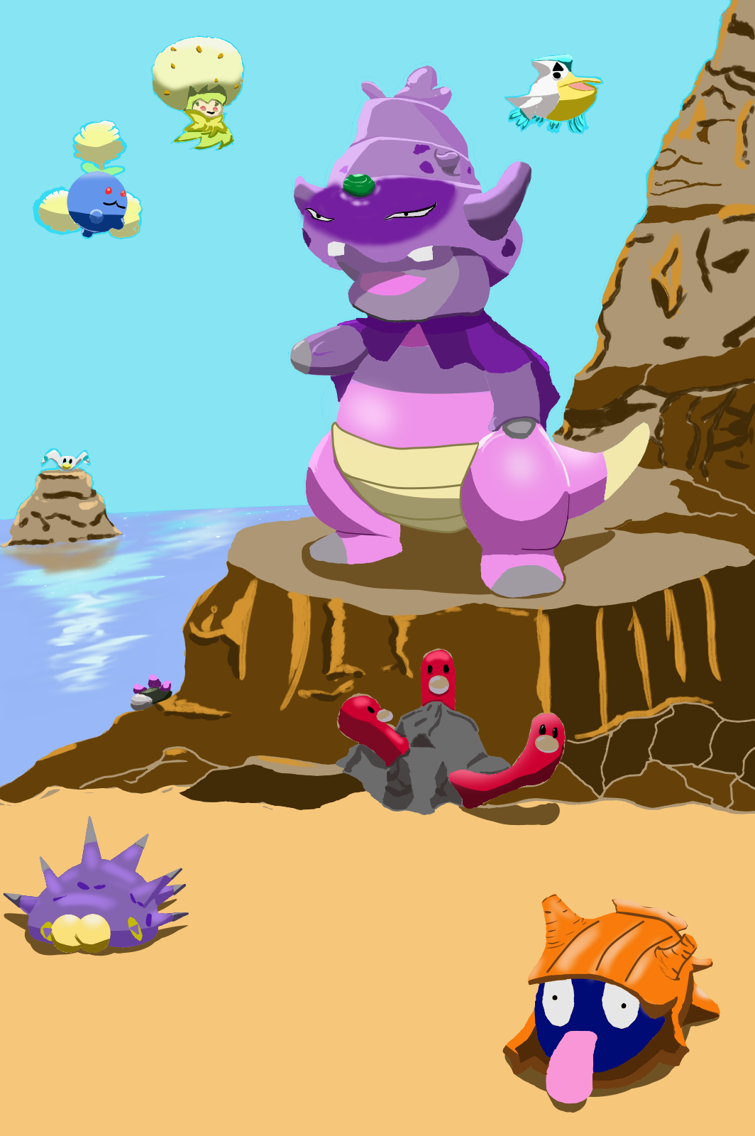 Pokémon Landscape Newo - Illustrations ART street