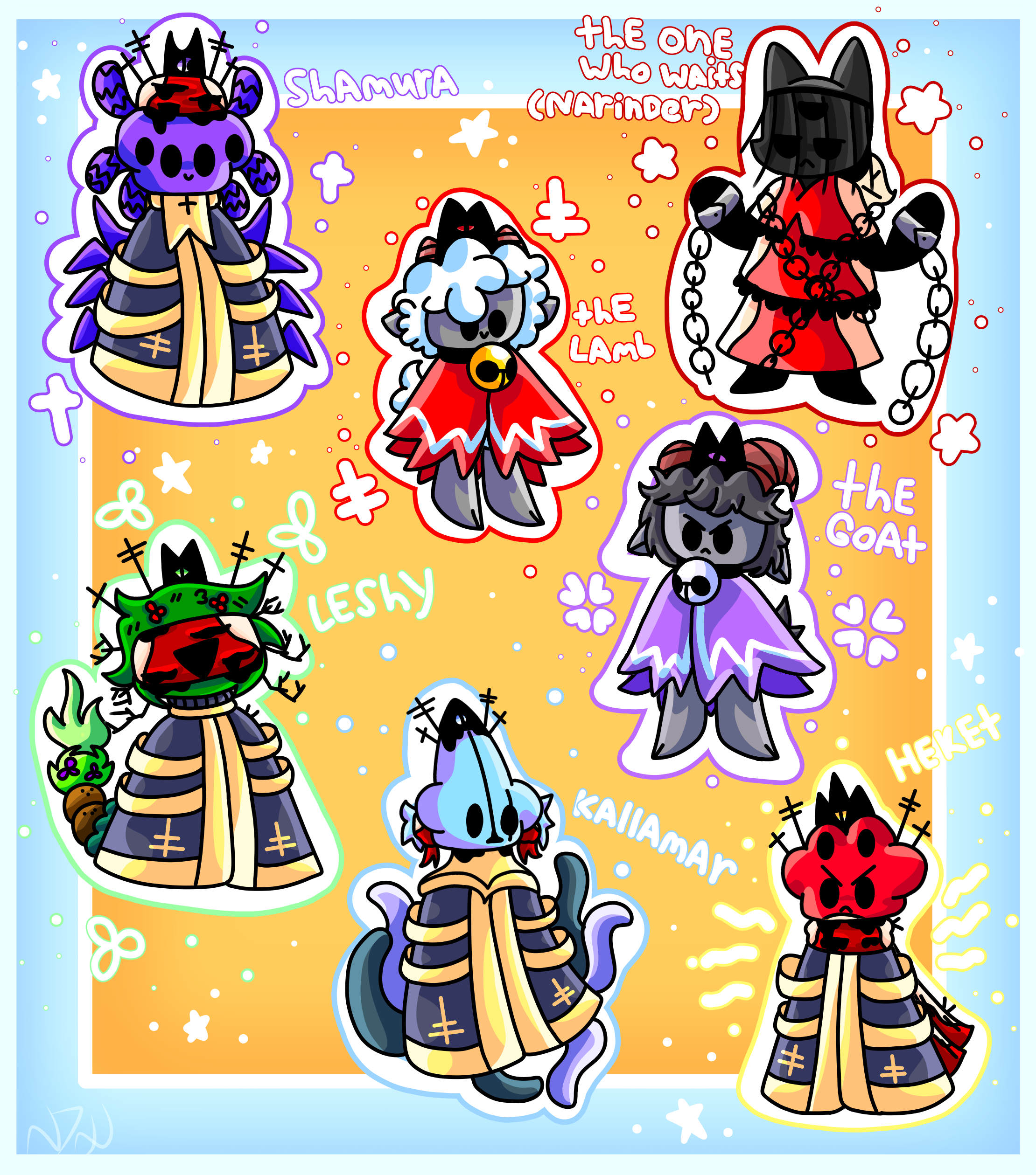 COTL Character doodles nightmare7six - Illustrations ART street