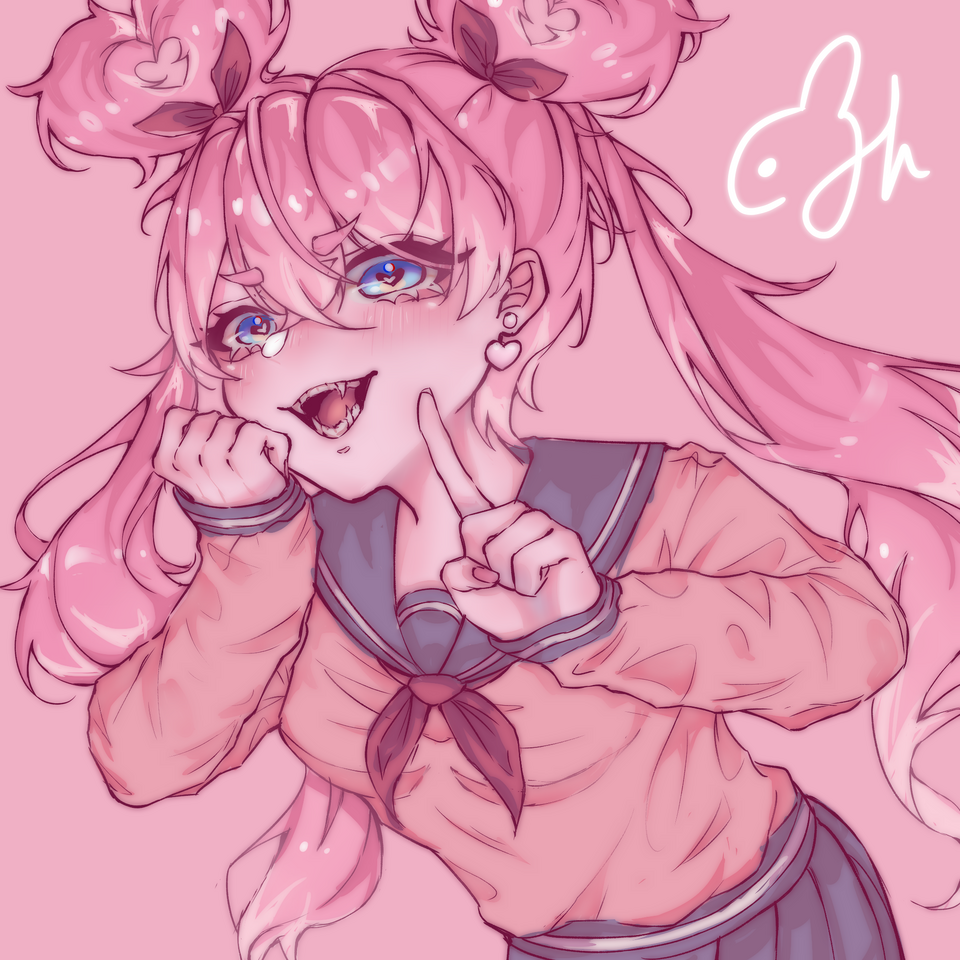 peach candy puffcake - Illustrations ART street