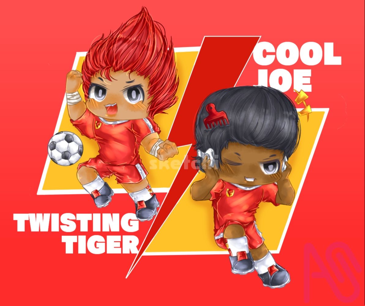 Supa Strikas - Midfielders Sketchi - Illustrations ART street
