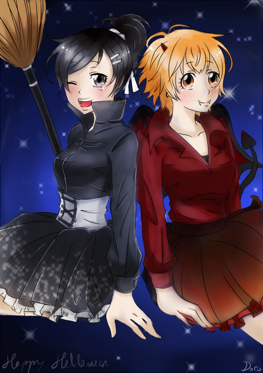Happy Helloween Reborn Haru Kyoko 良郎君 - Illustrations ART street