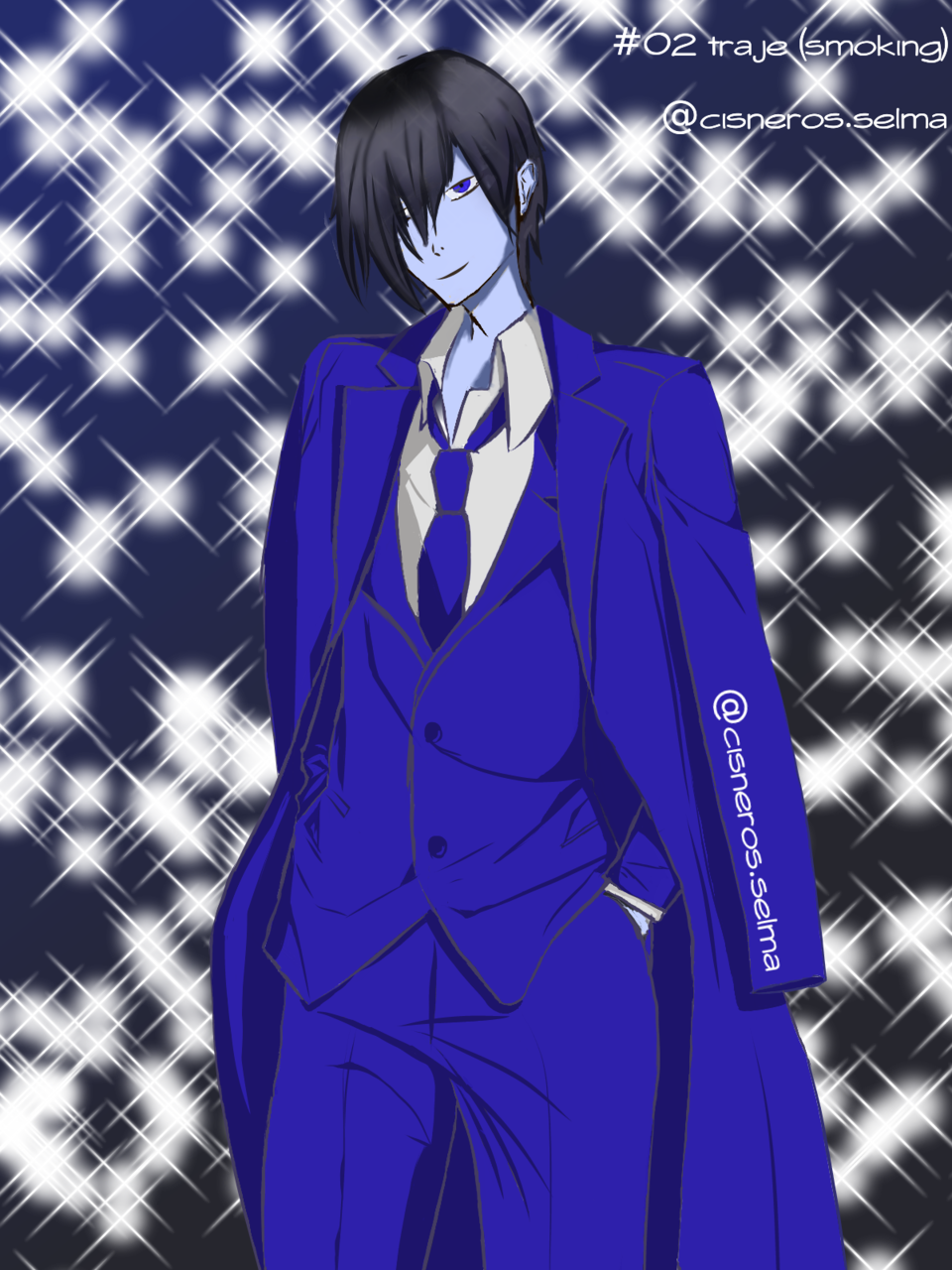 el hombre de la noche Selma Yudith Sánchez Cisneros - Illustrations ART ...