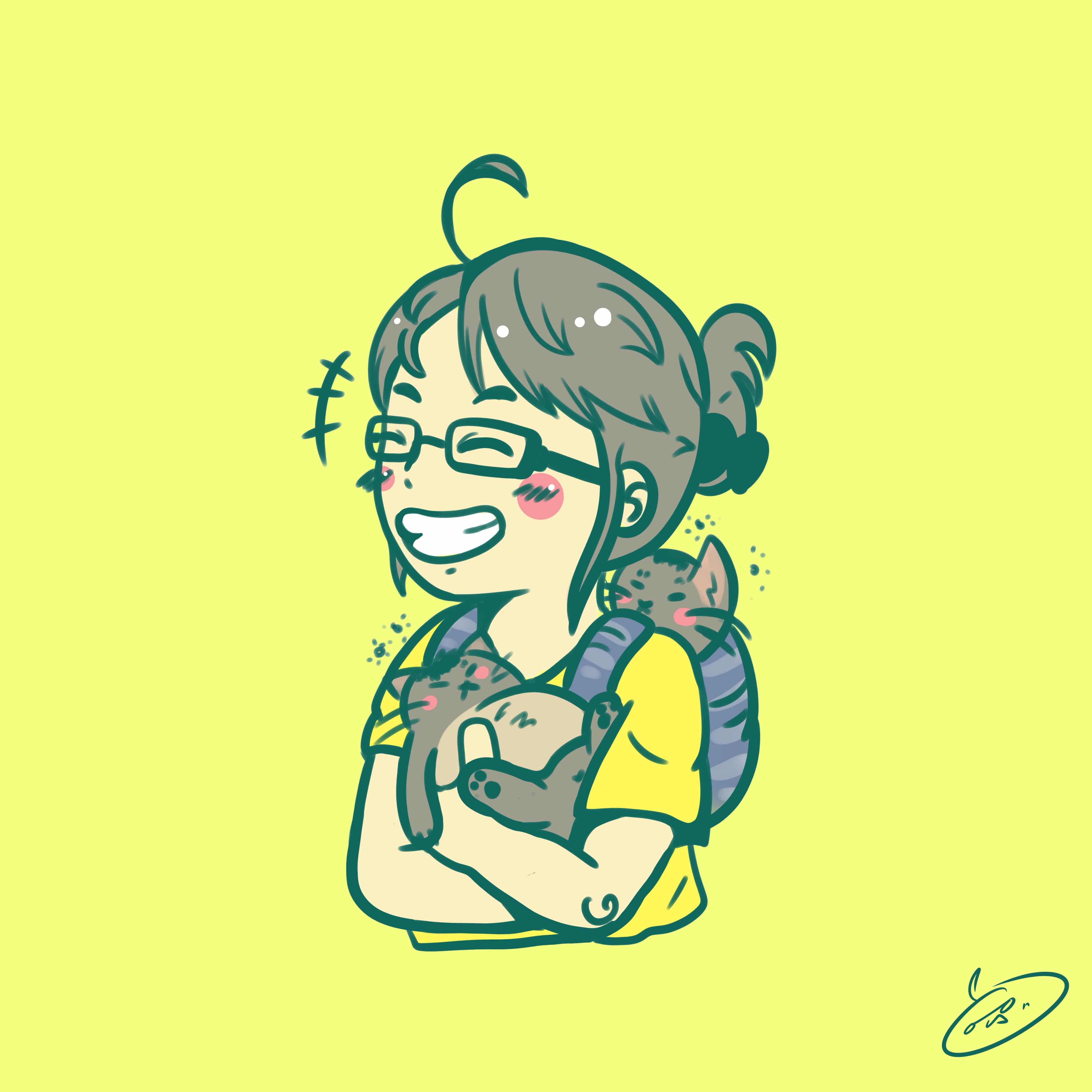 Cat Person A_Raaa - Illustrations ART street