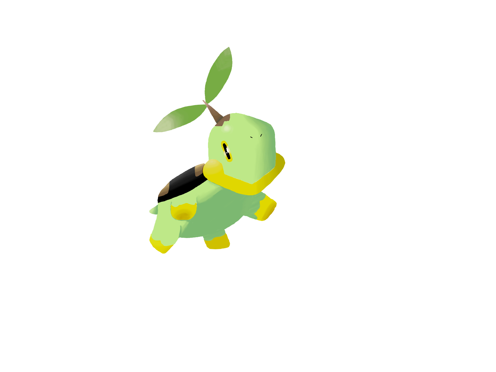First Attempt at Turtwig Marumo - Illustrations ART street