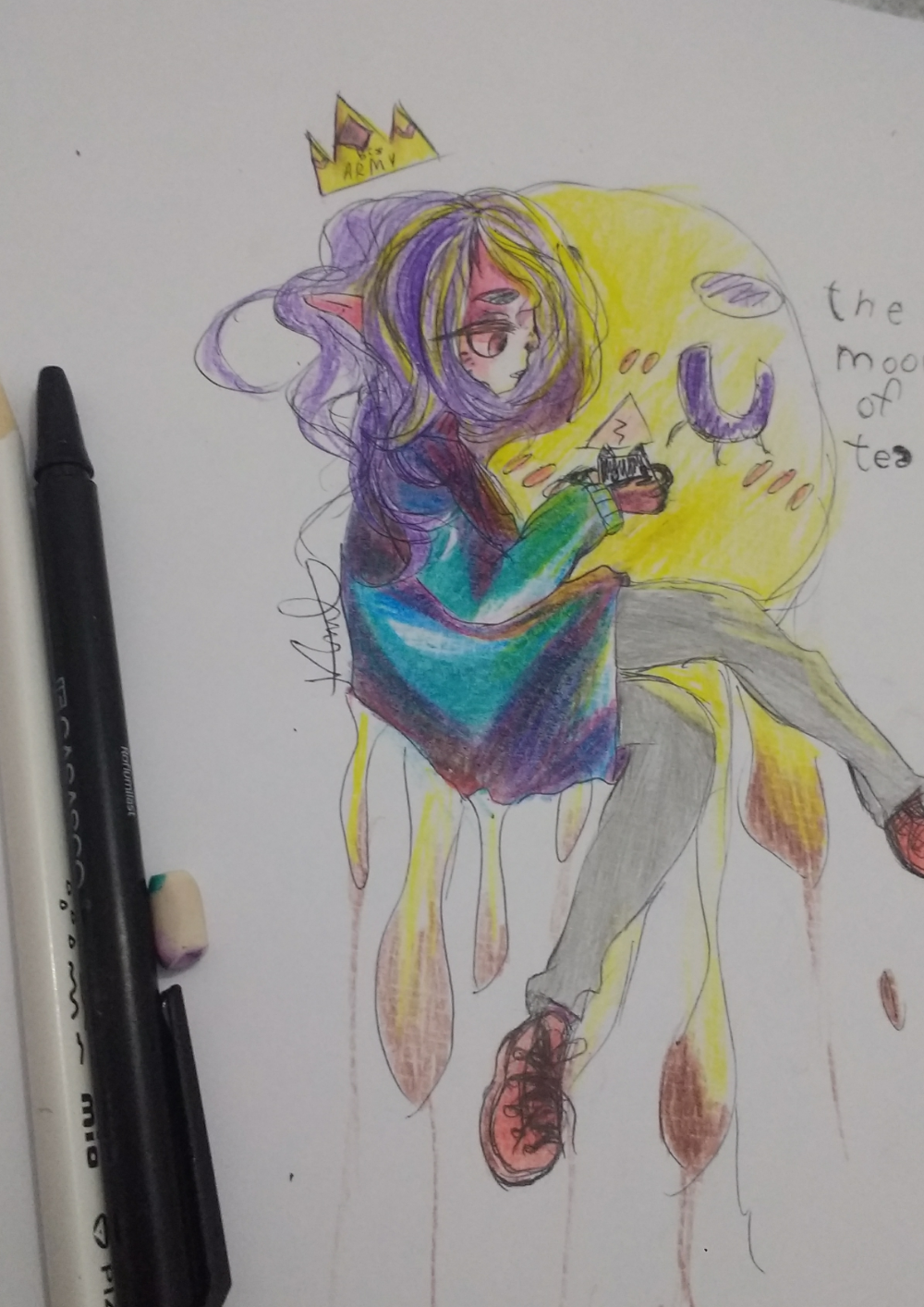 The Moon ☪️ of tea ☕ ~ Mel ~ Uwu - Illustrations ART street